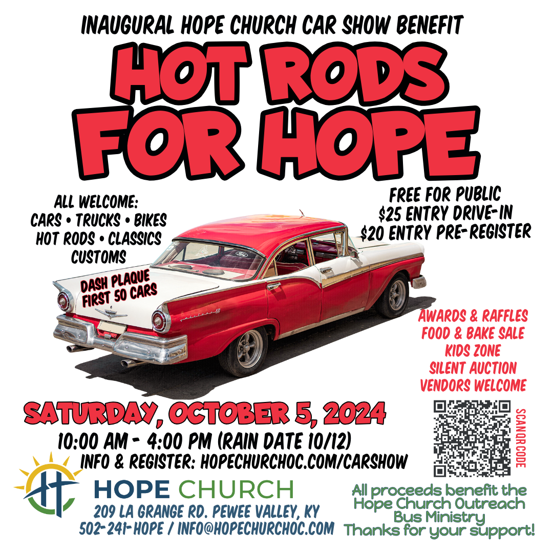 Hot Rods for Hope Car Show | HOPE Church