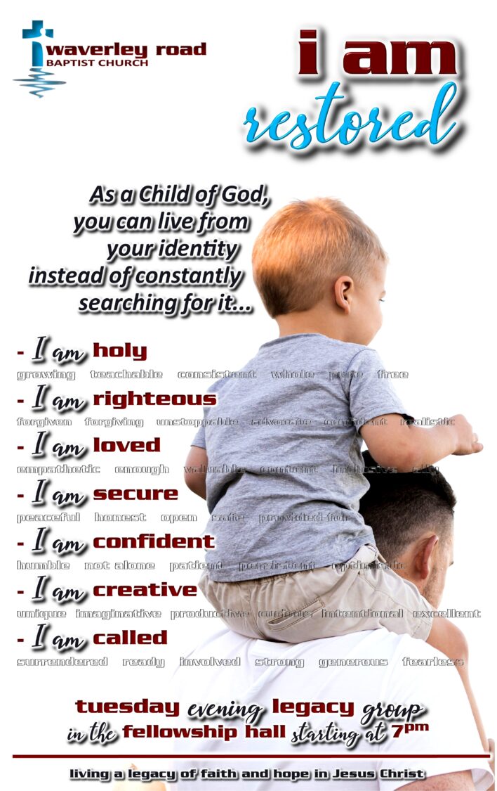 legacy groups | Waverley Road Baptist Church