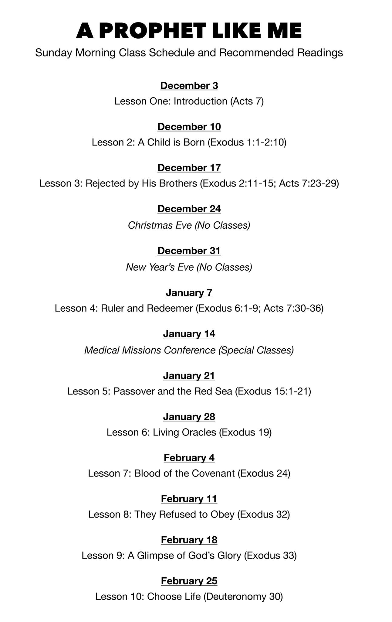 Sunday Morning Classes | The church of Christ on McDermott Road