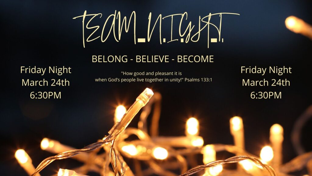 Team Night | Discovery Christian Church