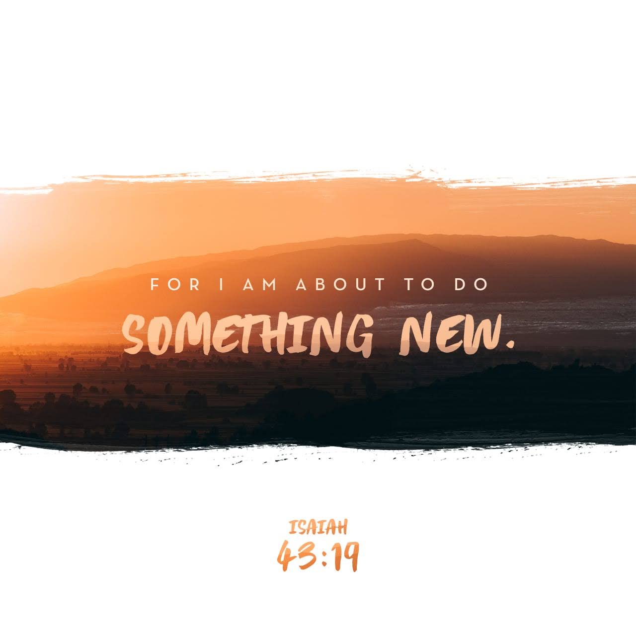 Do a NEW thing Lord!