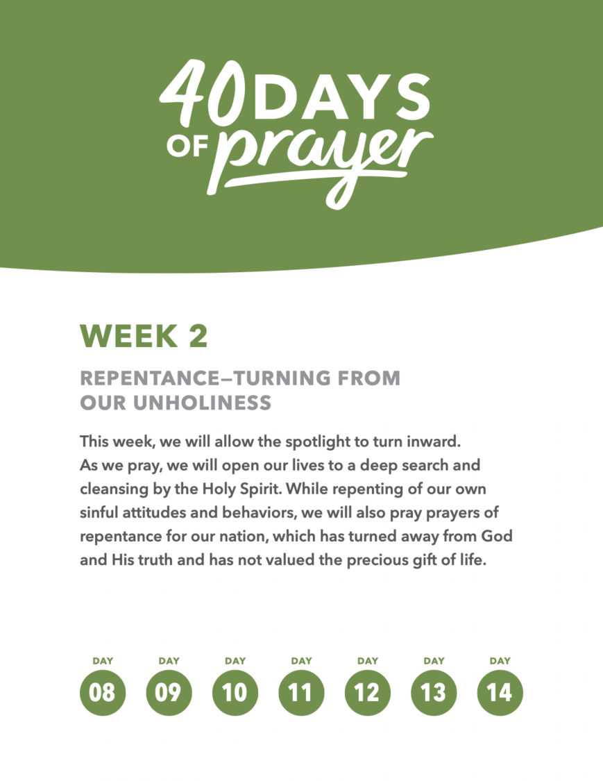 40 Days – Week 2 | Crosspointe Alliance Church