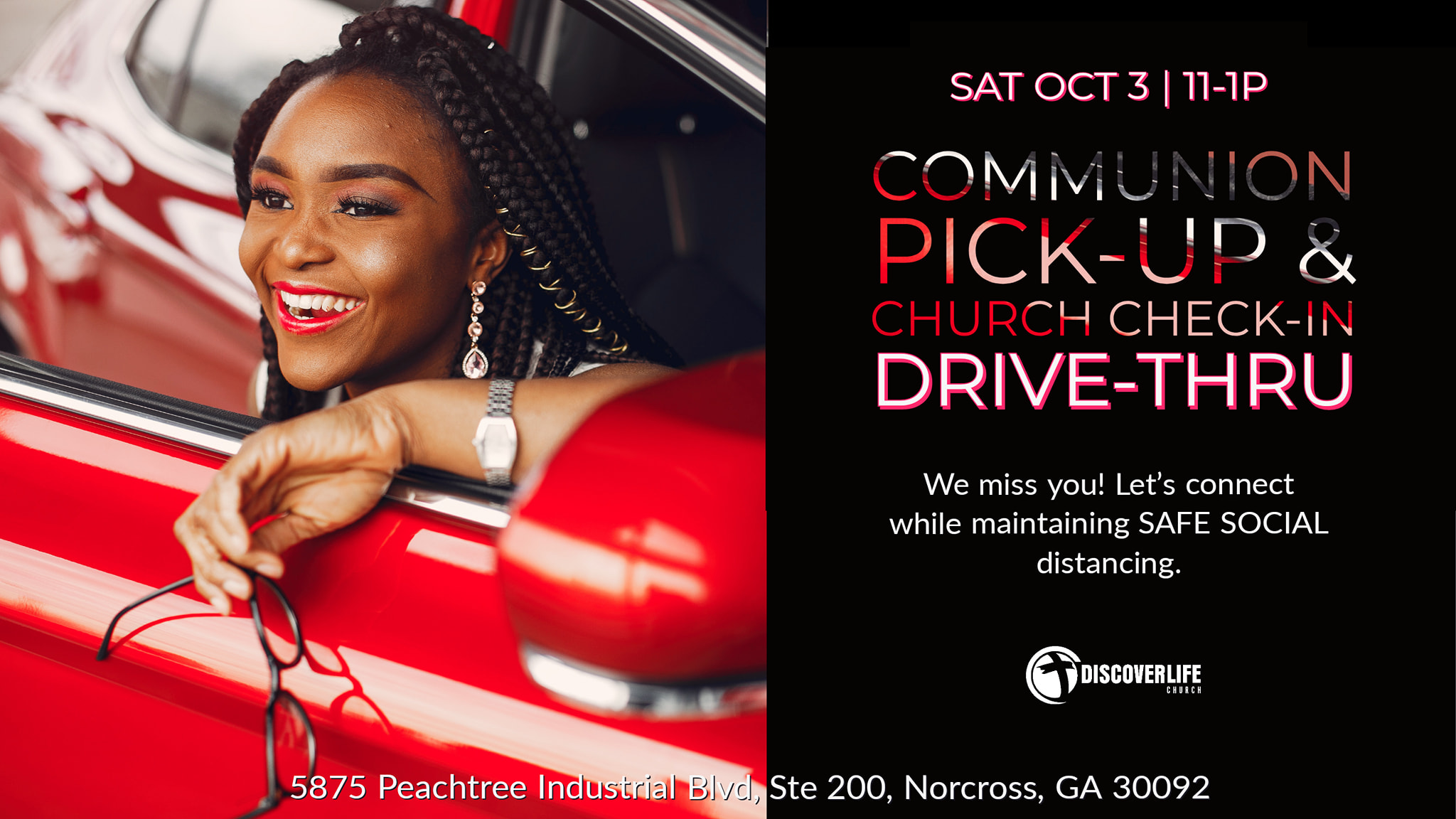 DRIVE-THRU COMMUNION PICK-UP