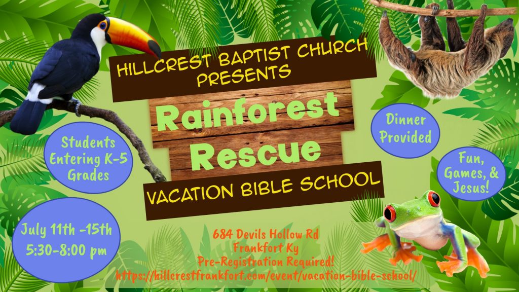 Vacation Bible School | Hillcrest Baptist Church