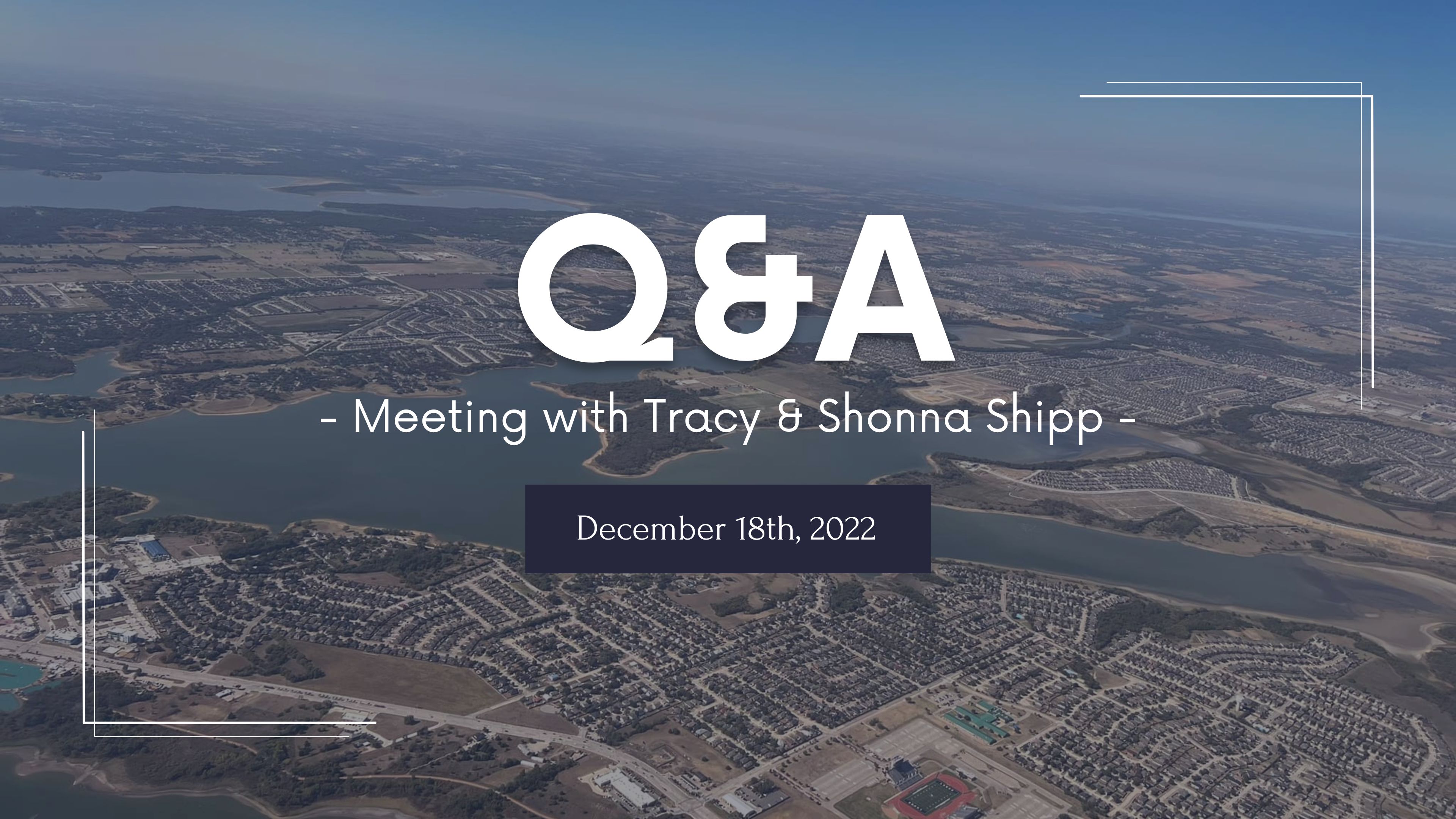 Q & A Meeting with Tracy and Shonna Shipp | Crossgate Church