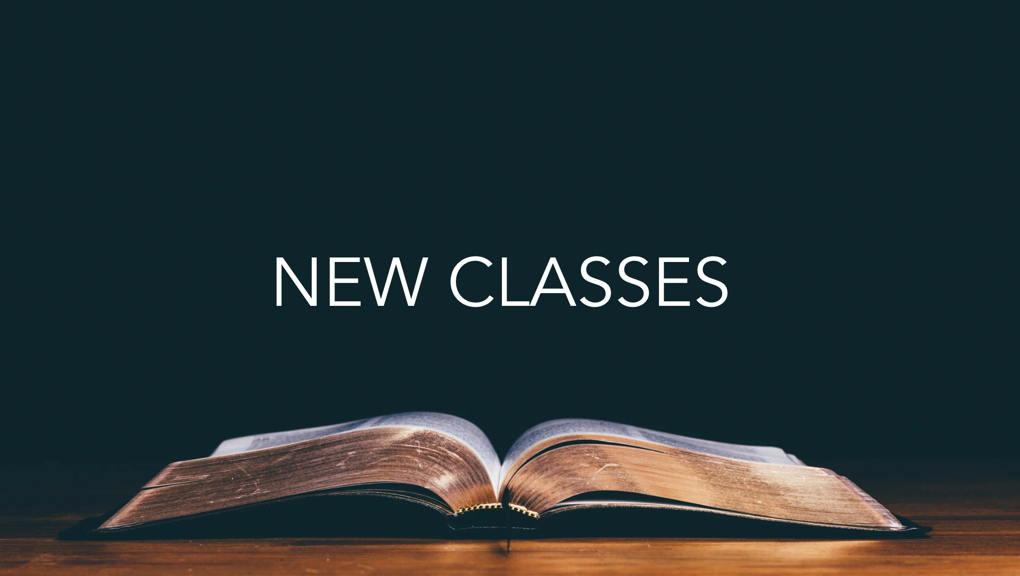 New Bible Classes Begin | Harpeth Hills