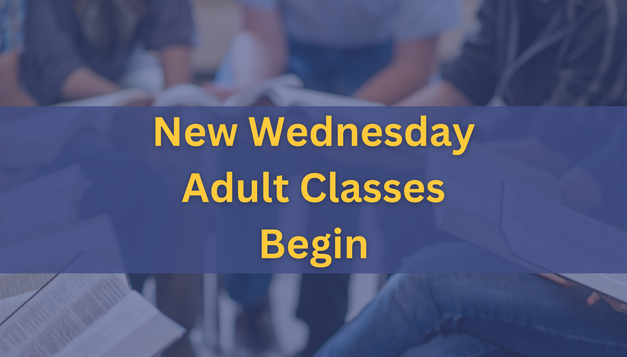 New Wednesday Classes Begin | Harpeth Hills