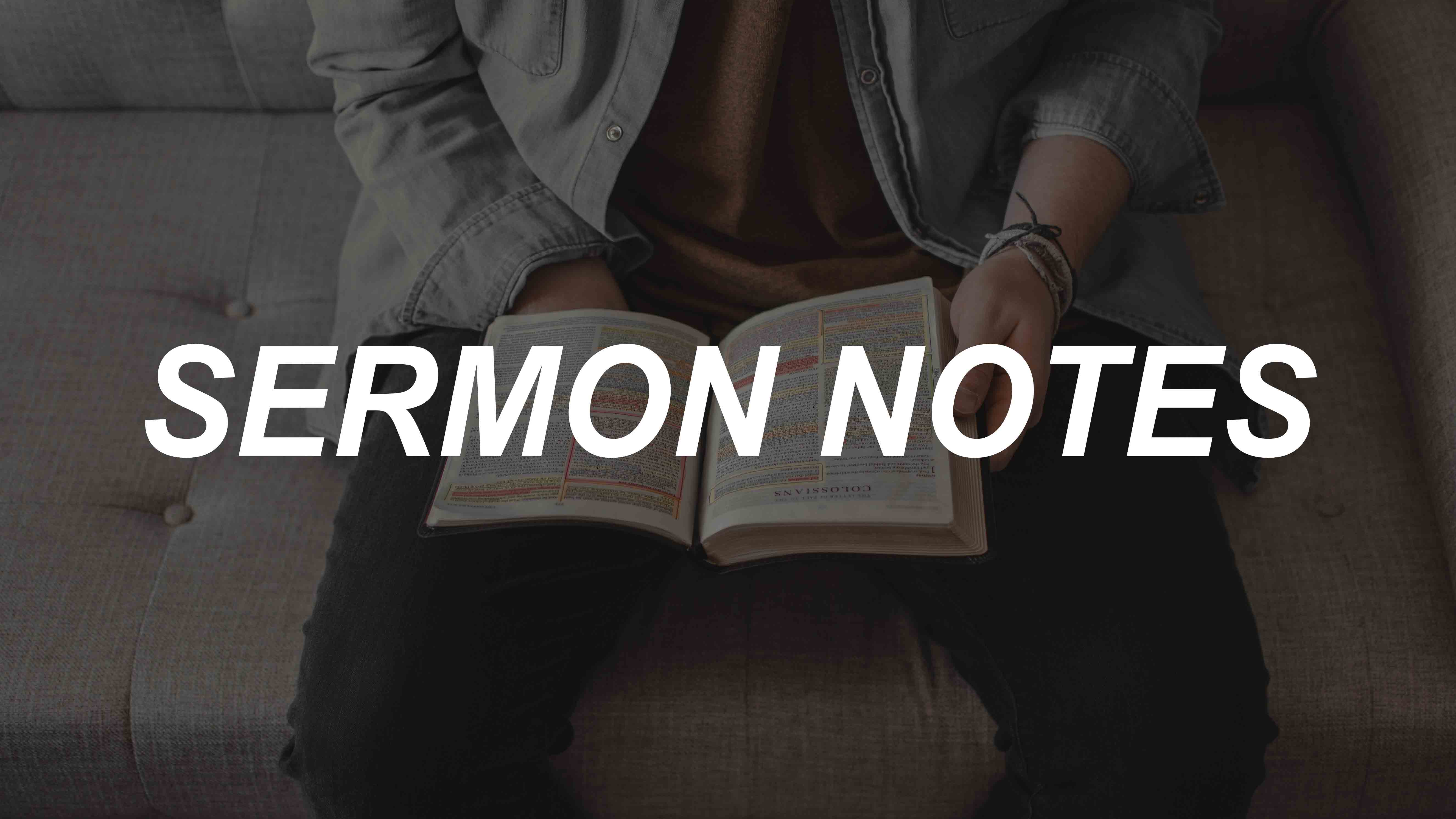 Take Notes | Fox Valley Church