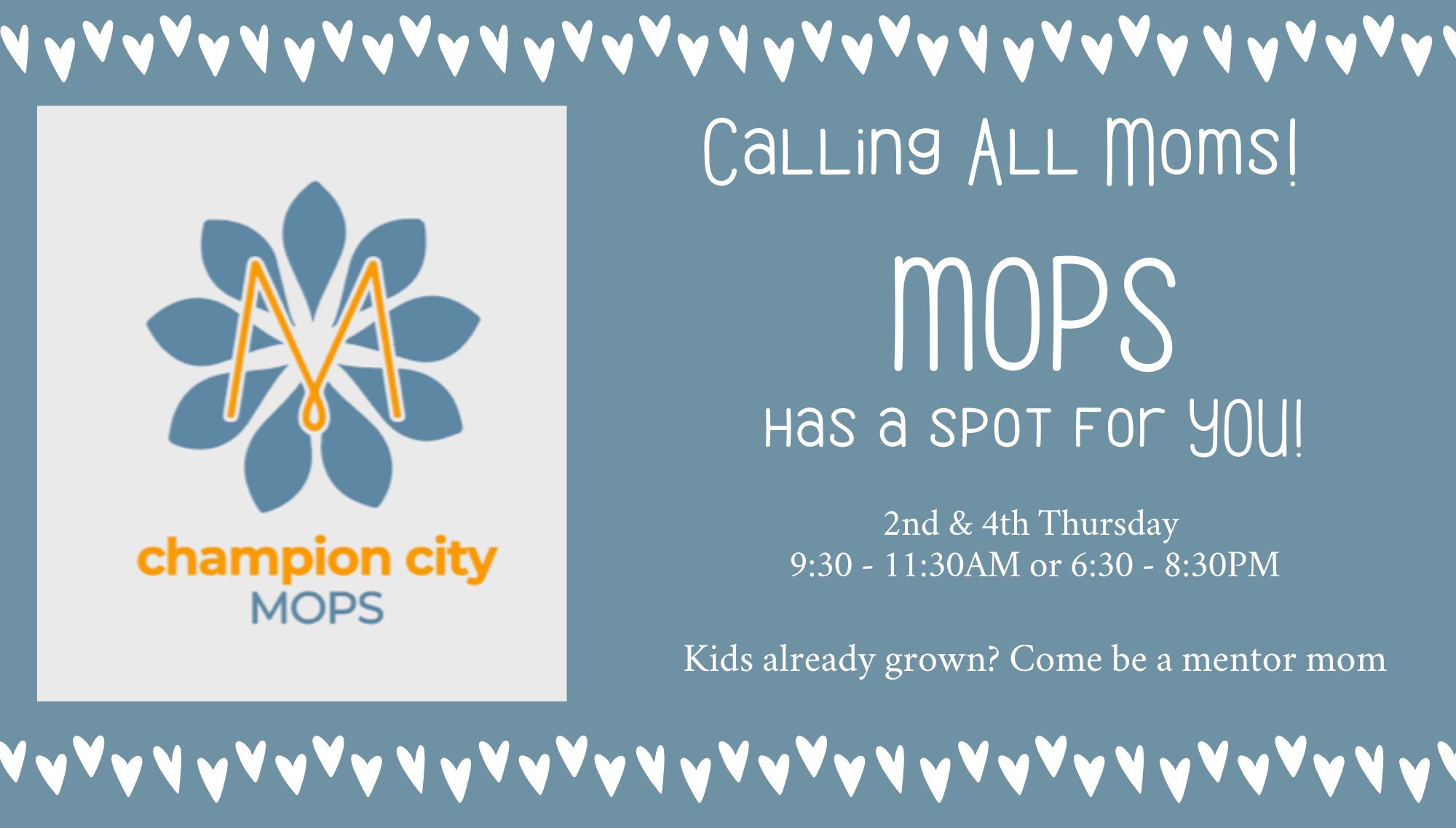 MOPS (Mothers of PreSchoolers) | Fellowship