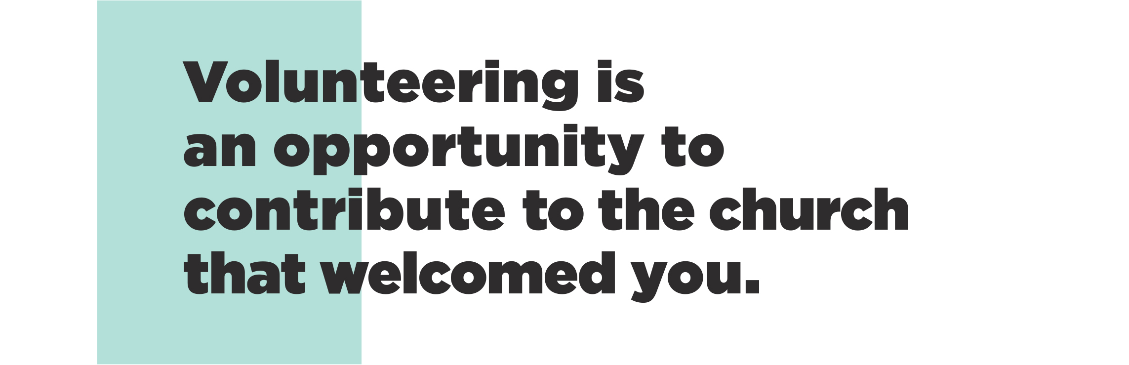 Volunteer Code | Grace Fellowship