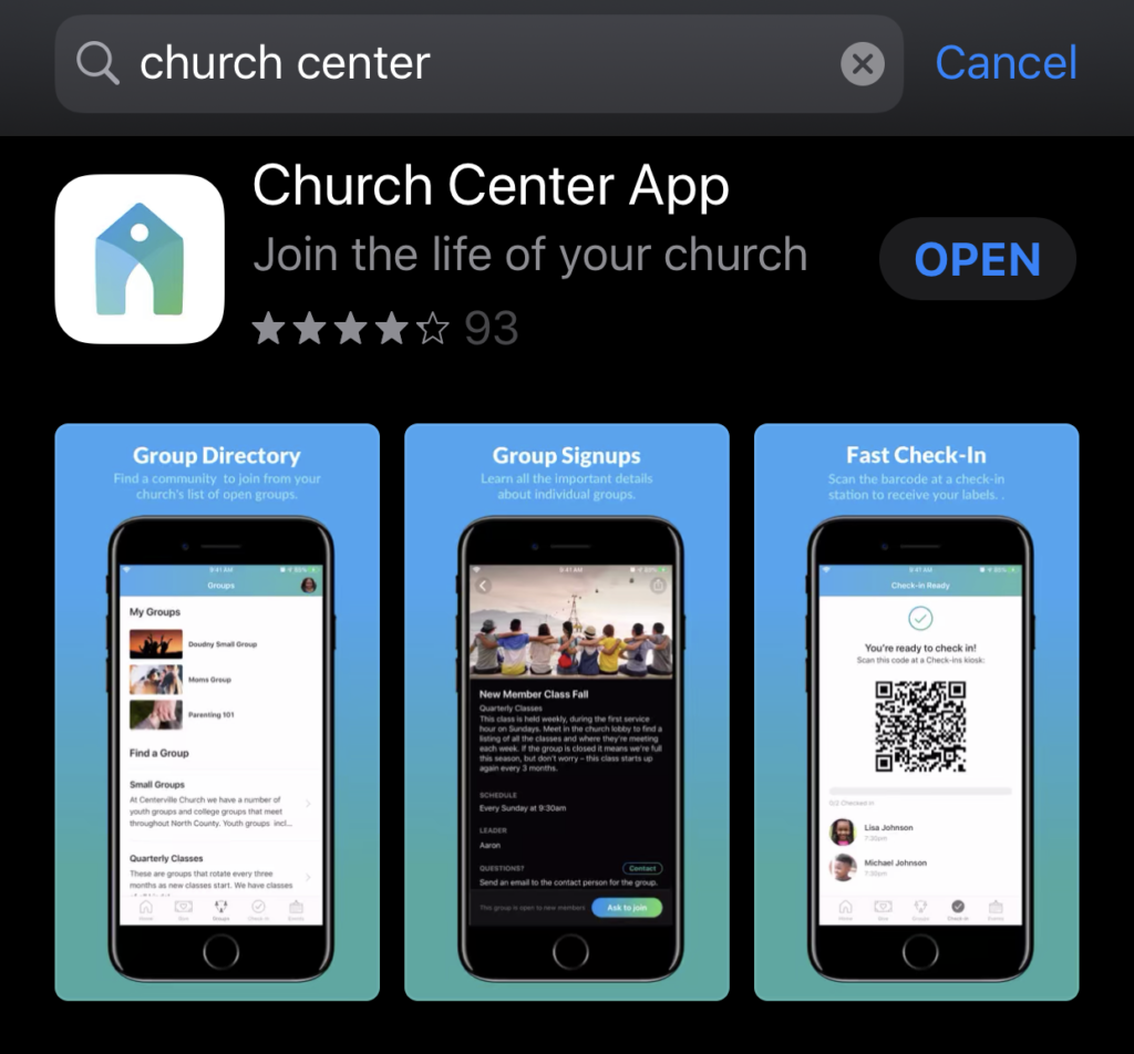 Church Center App