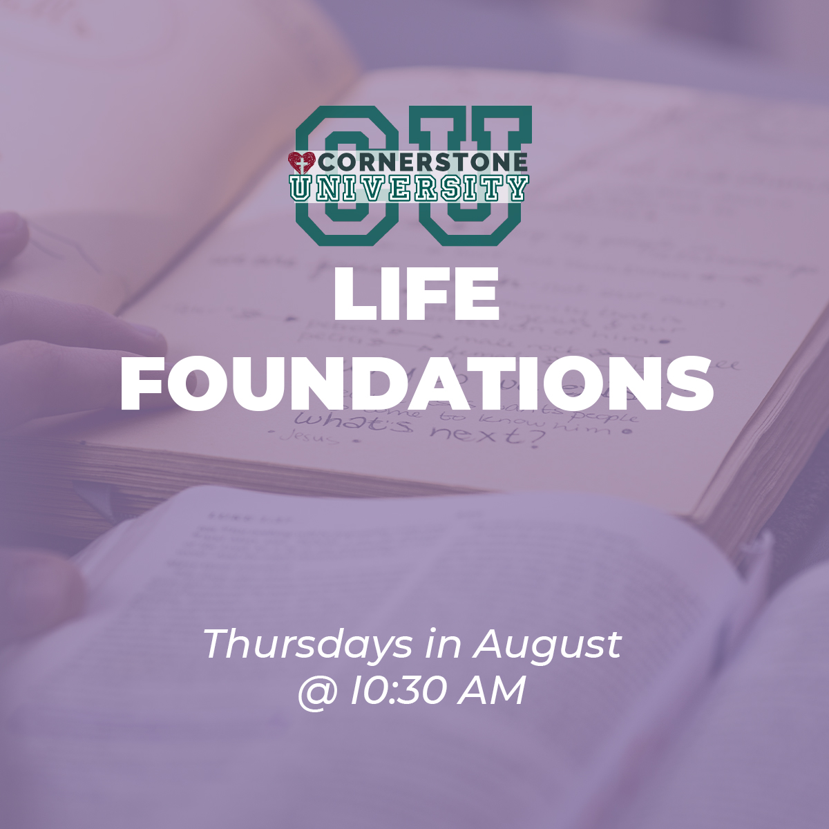 Life Foundations | Cornerstone Church