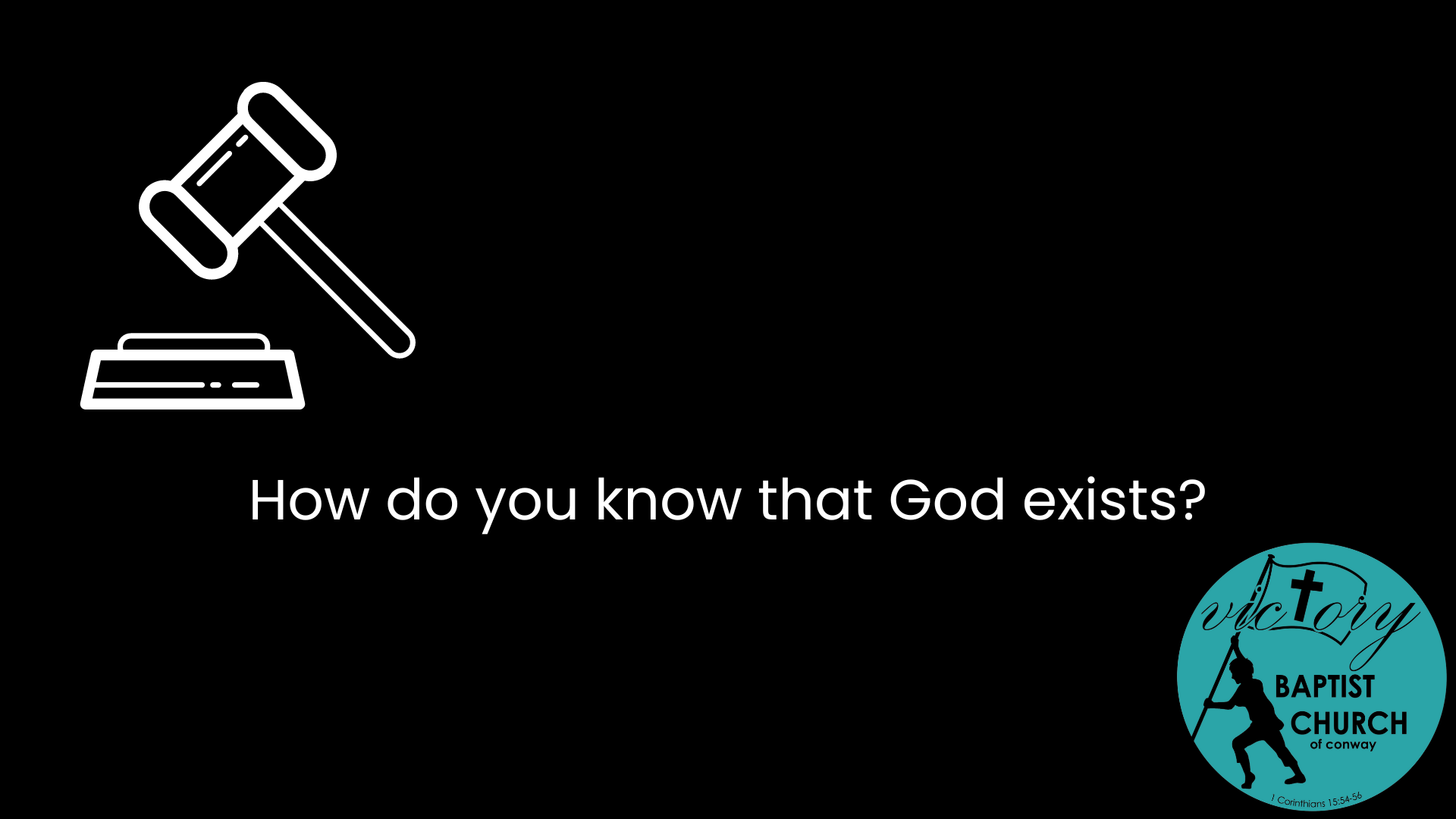 How Do We Know God Exists? Morality Exists
