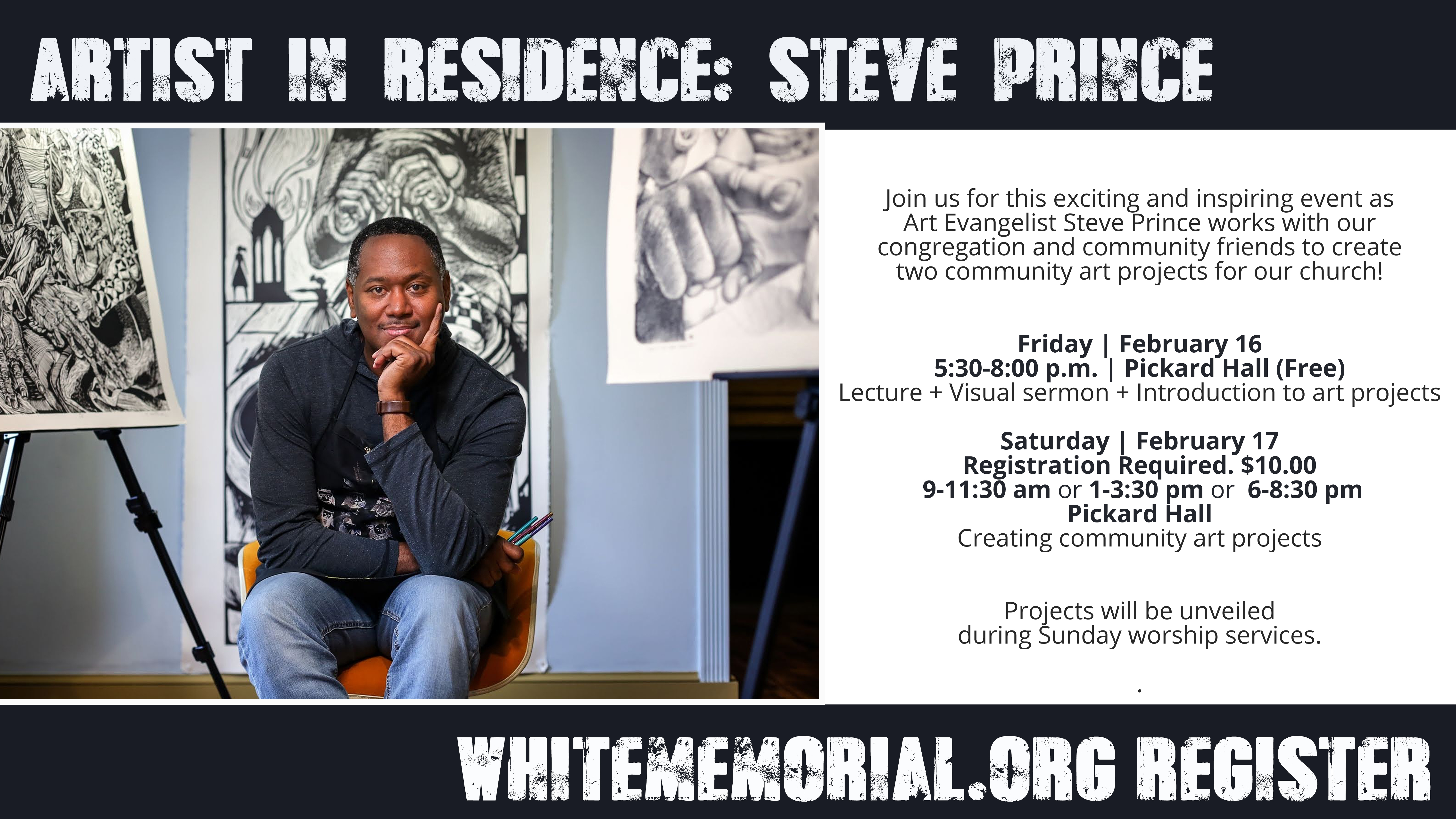 Artist in Residence – Steve Prince: Art Projects | White Memorial ...