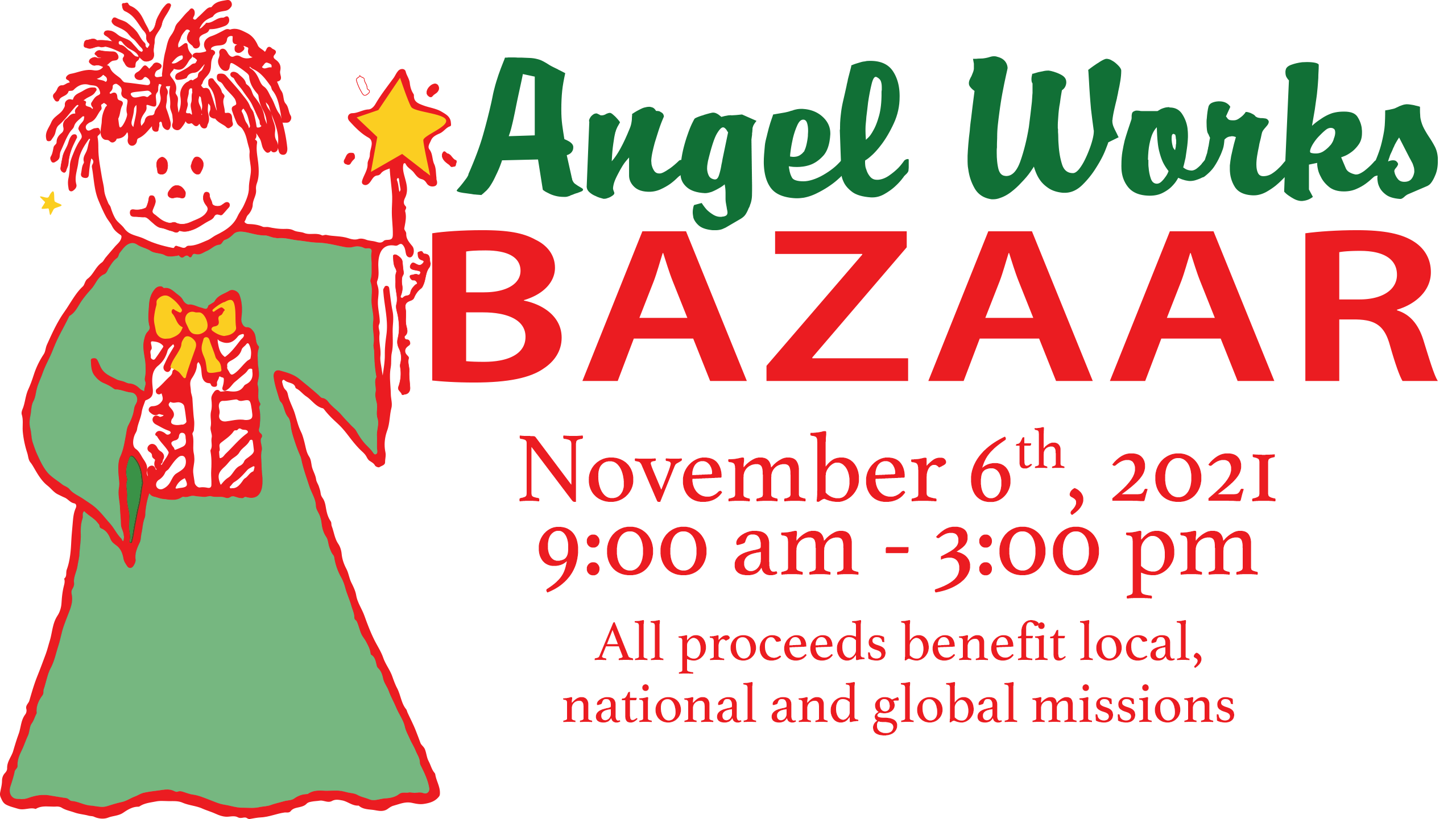 Angel Works Bazaar Save The Date | Christ Church Kettering