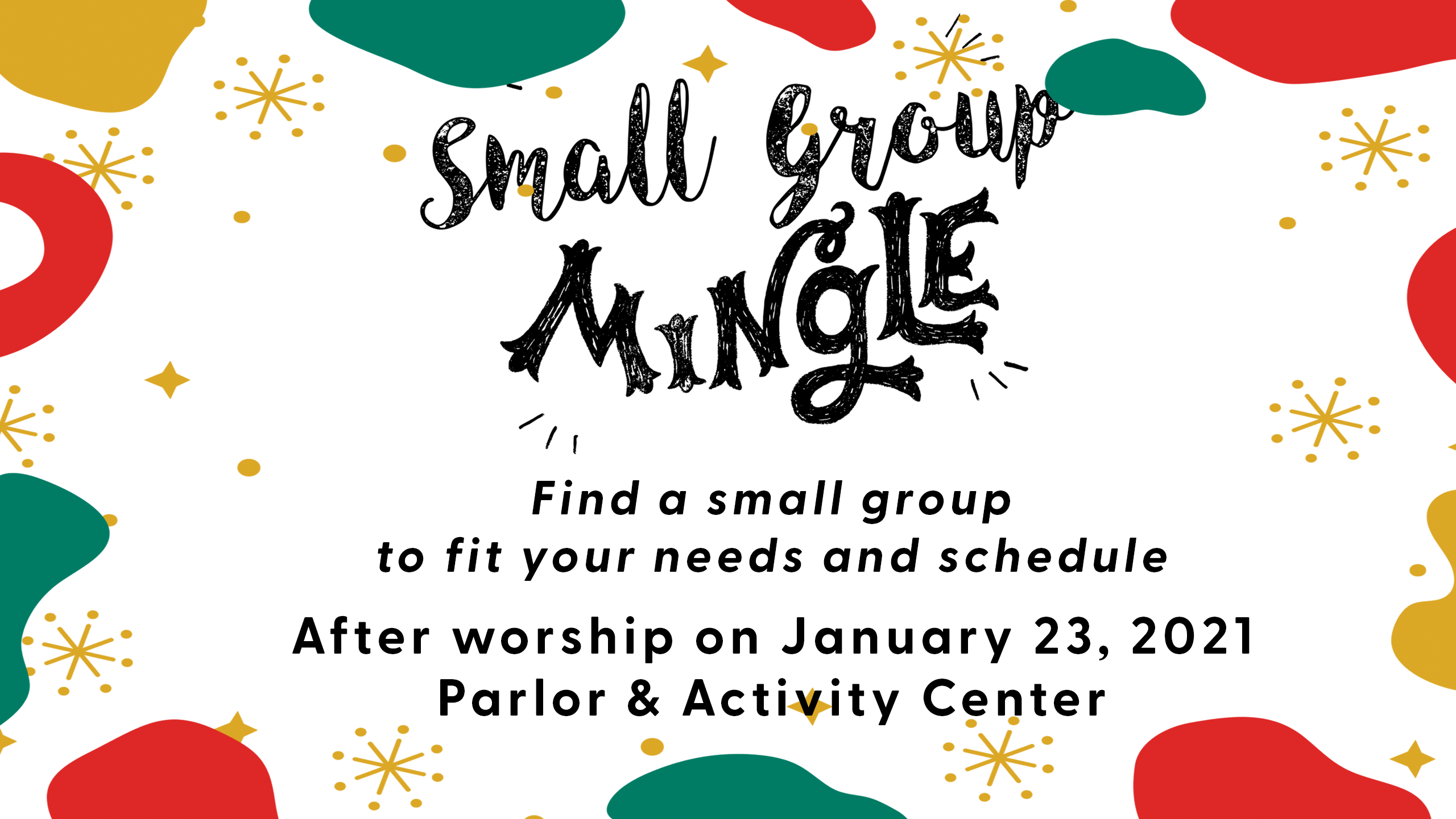 Small Group Mingle | Christ Church Kettering
