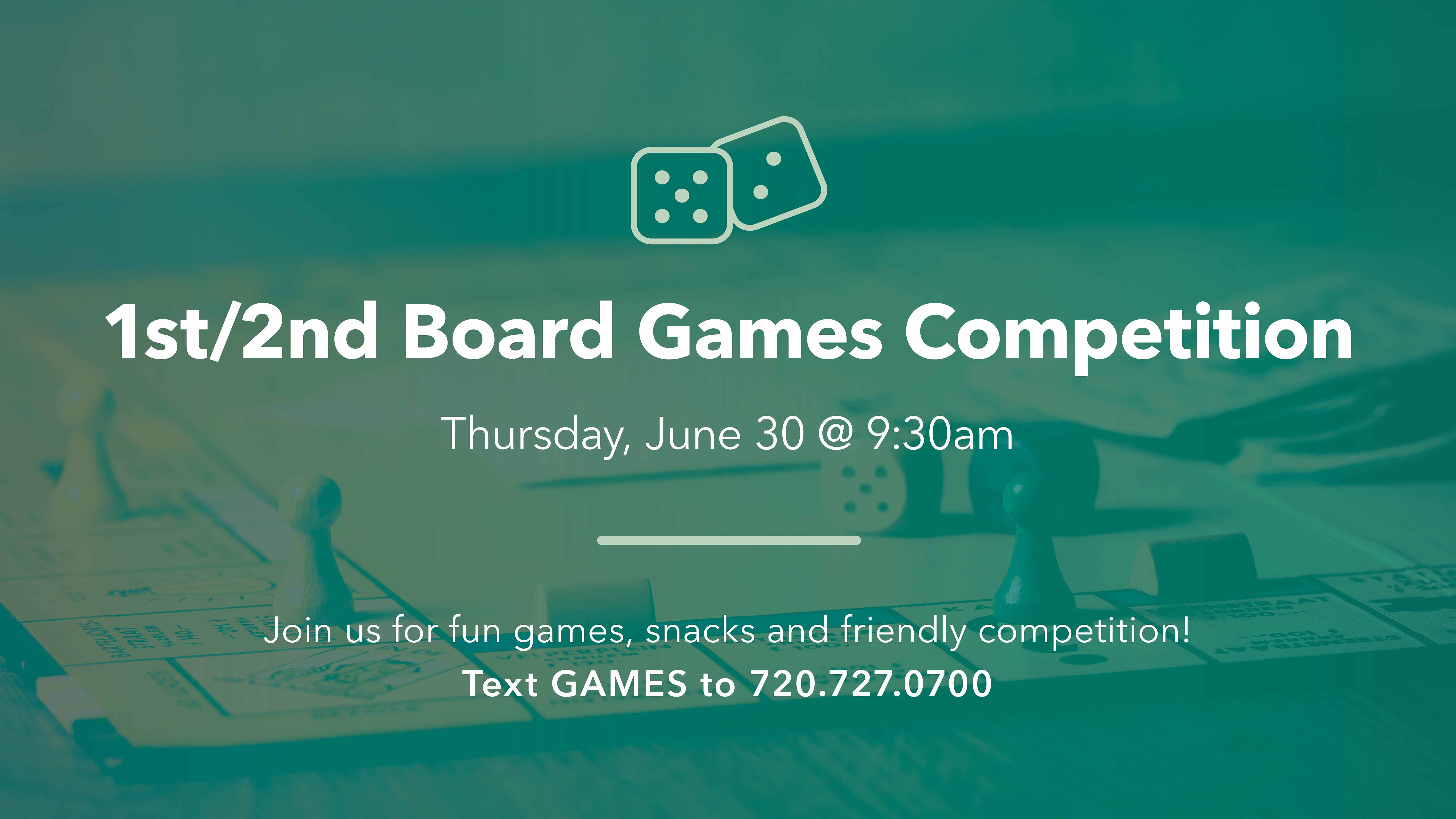 1st/2nd Grade Board Games Competition | Ken Caryl Church