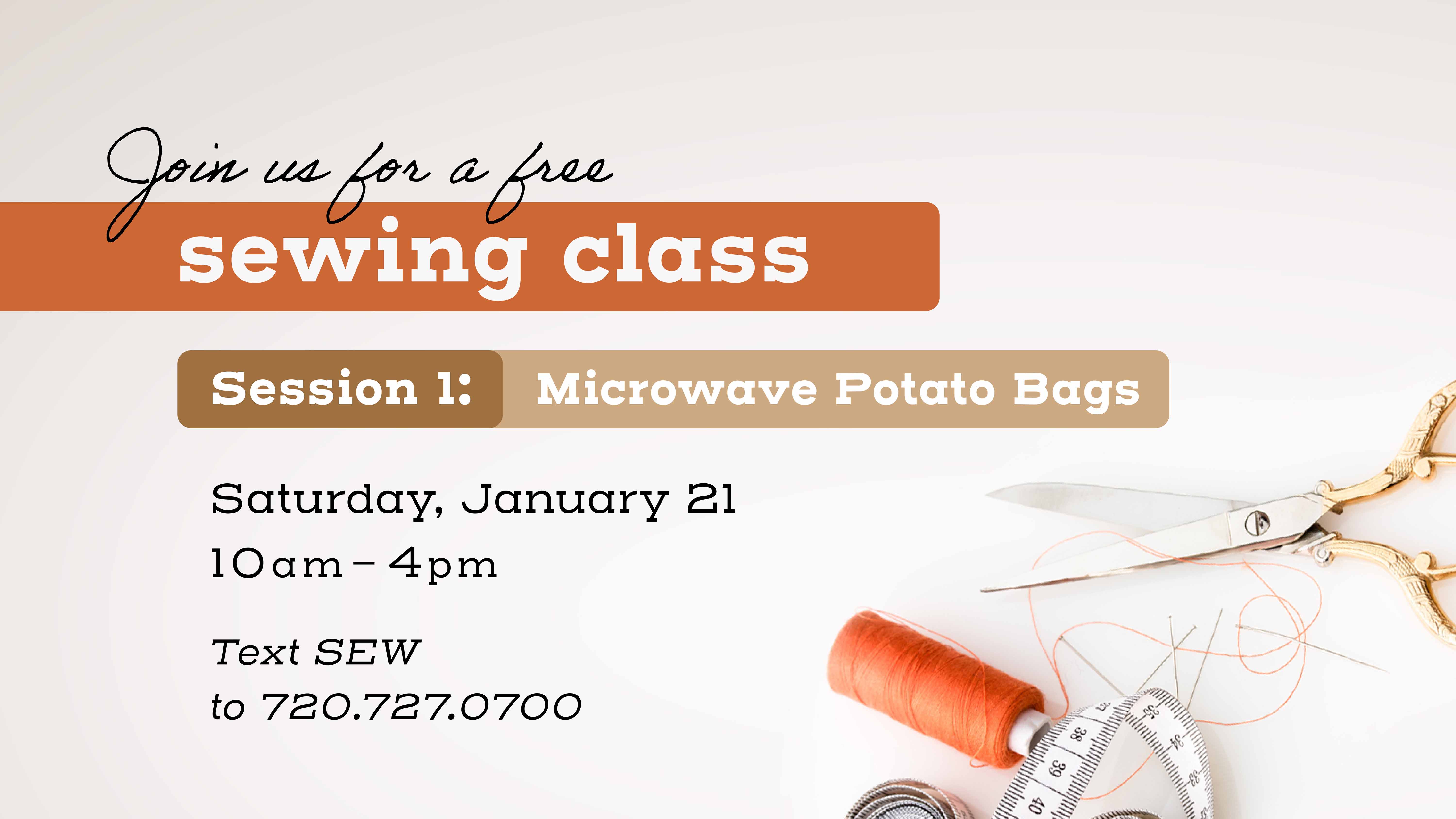 Sewing Class | Ken Caryl Church