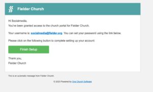 Login to One Church | Fielder Church