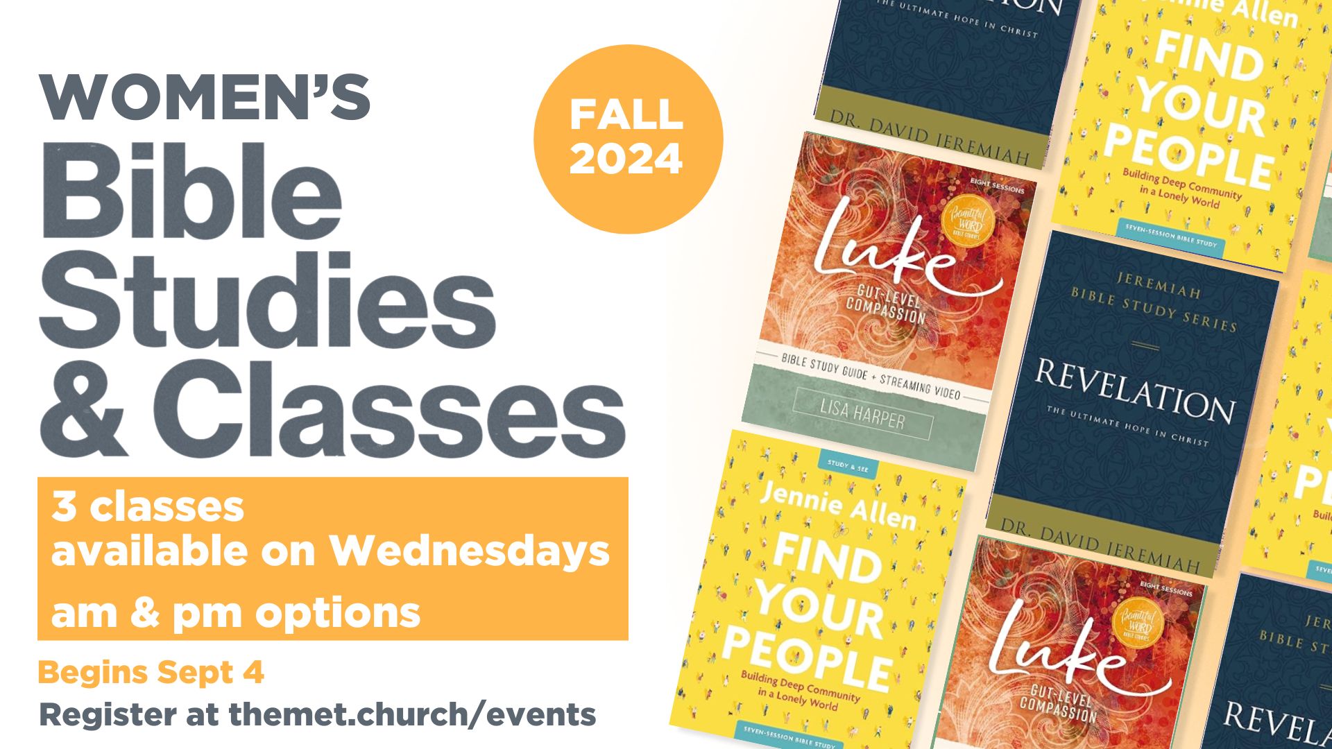 Bible Studies + Classes