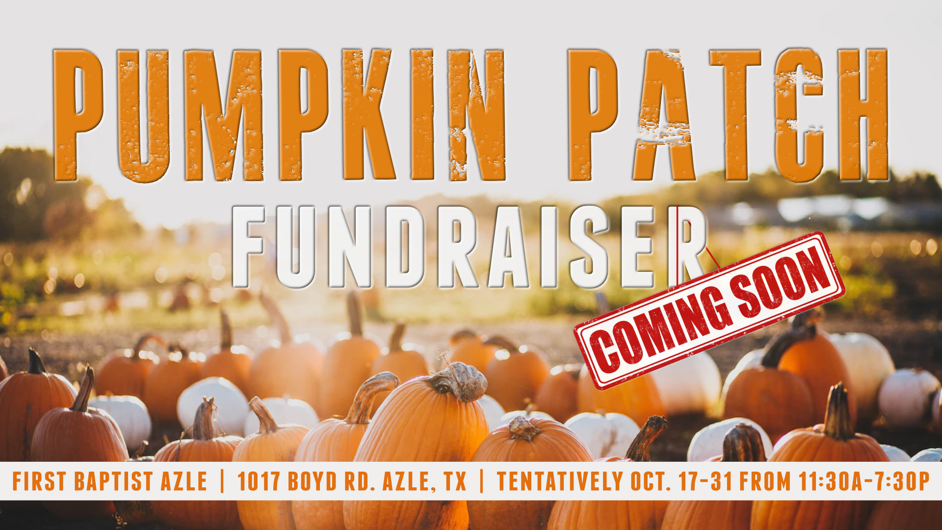 Pumpkin Patch | First Baptist Azle