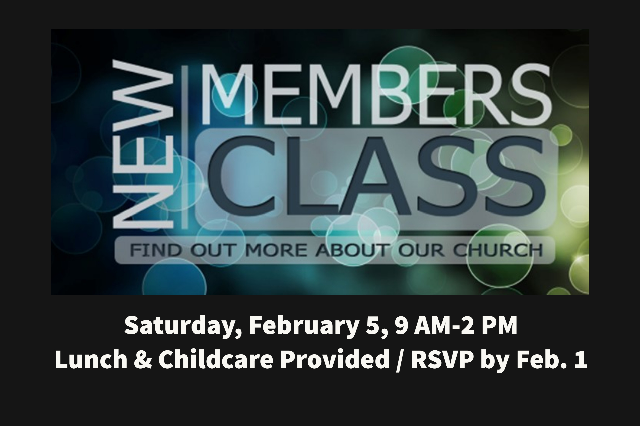 New Member Class | St. John's Lutheran Church
