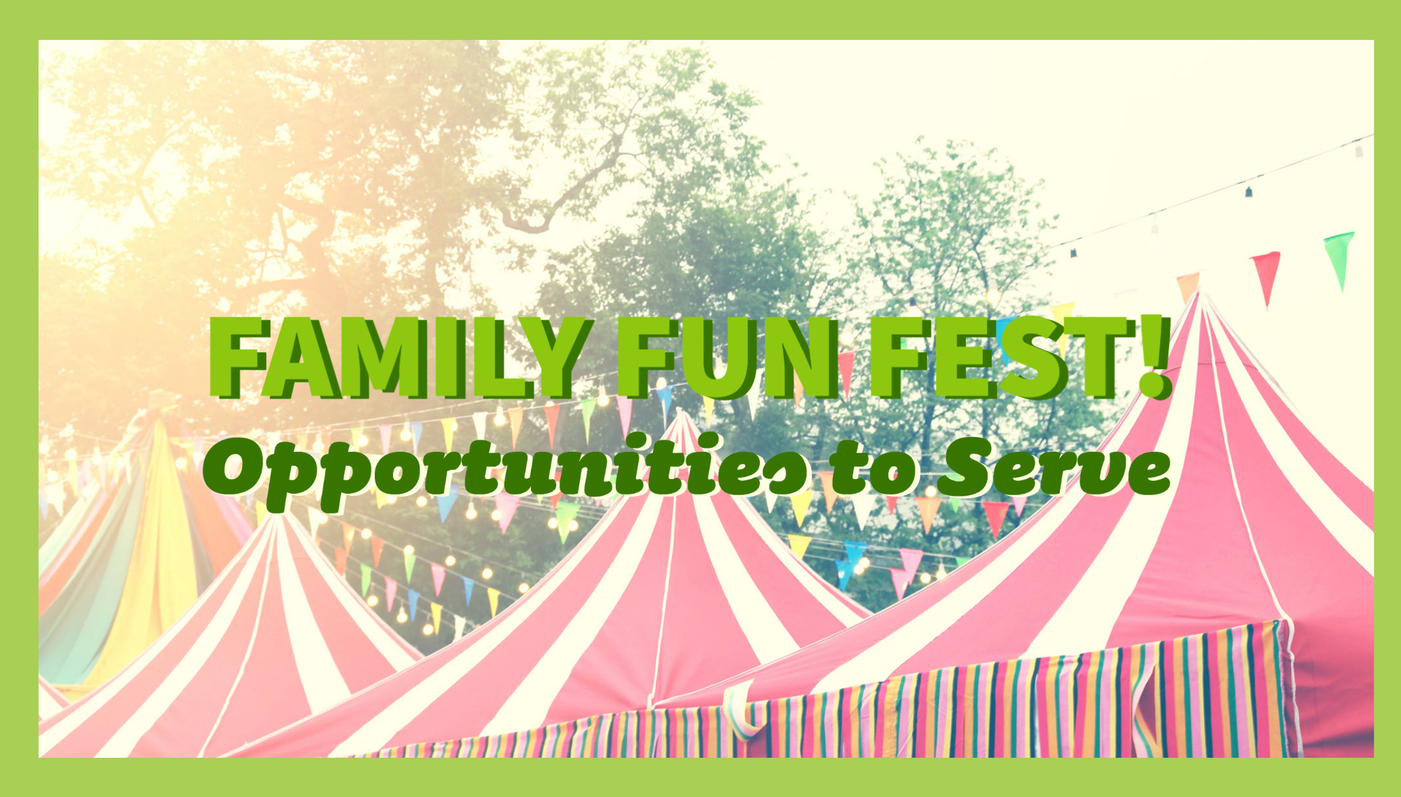 Volunteer for Family Fun Fest! | St. John's Lutheran Church