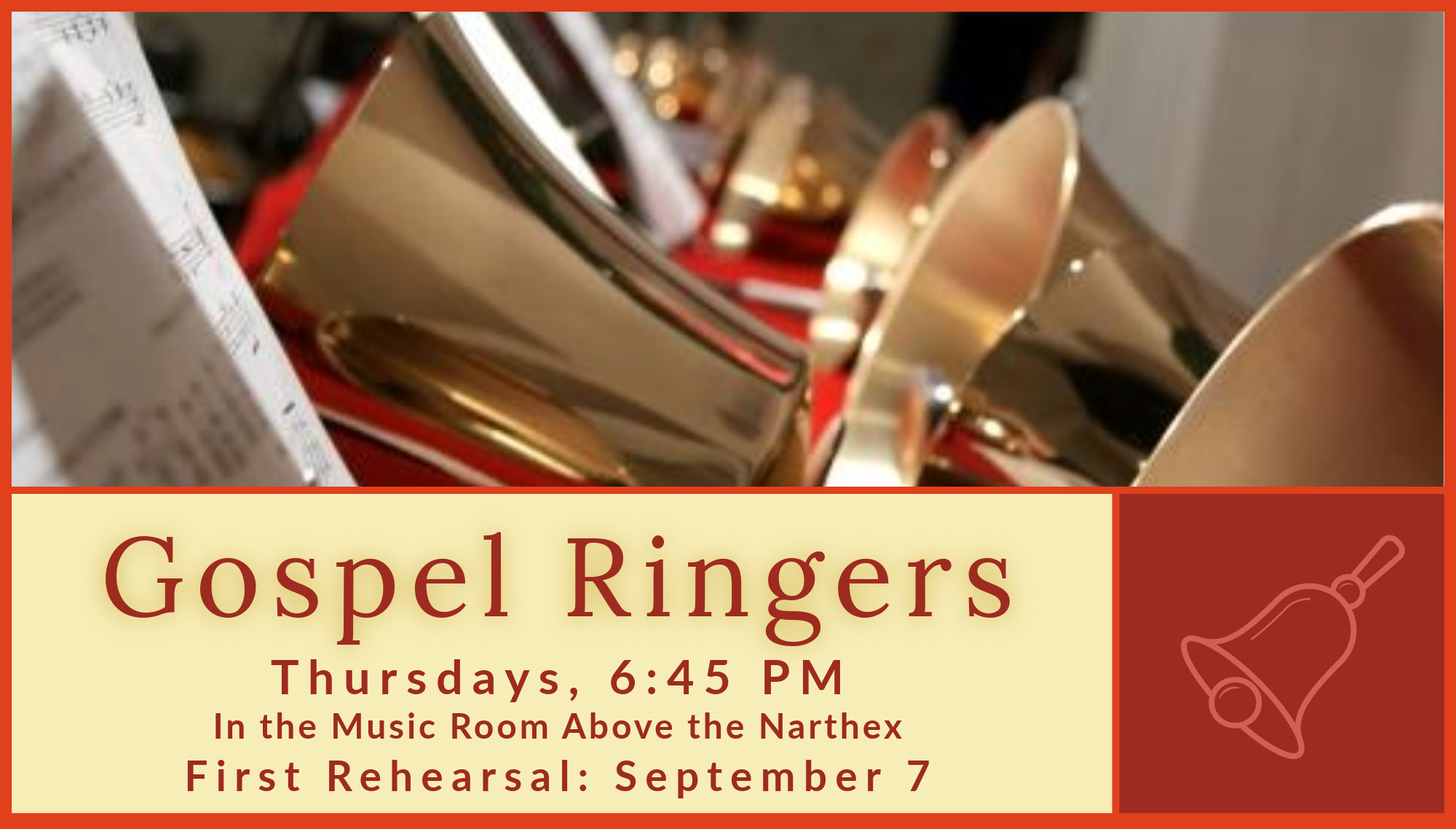 Gospel Ringers Handbell Choir Rehearsal Begins | St. John's Lutheran Church