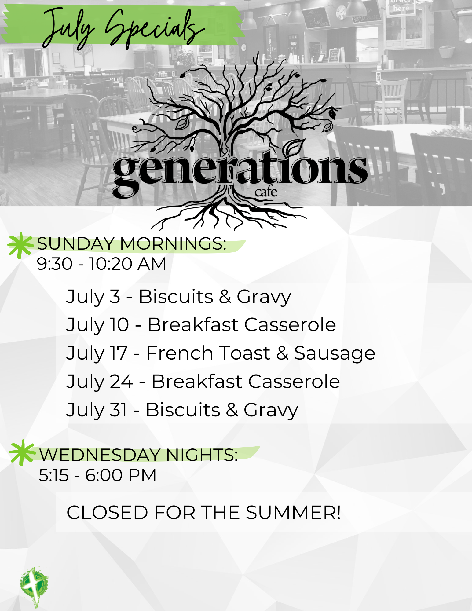 Generations Cafe | First Christian Church