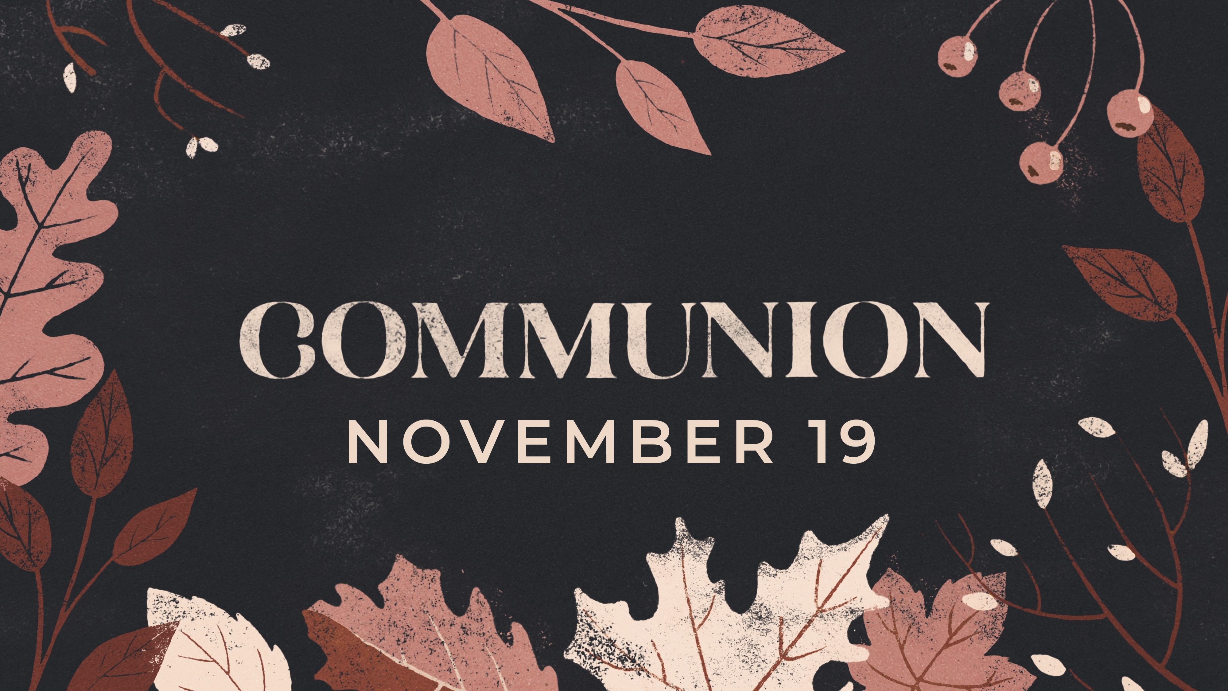 Communion | Mt Carmel Baptist Church