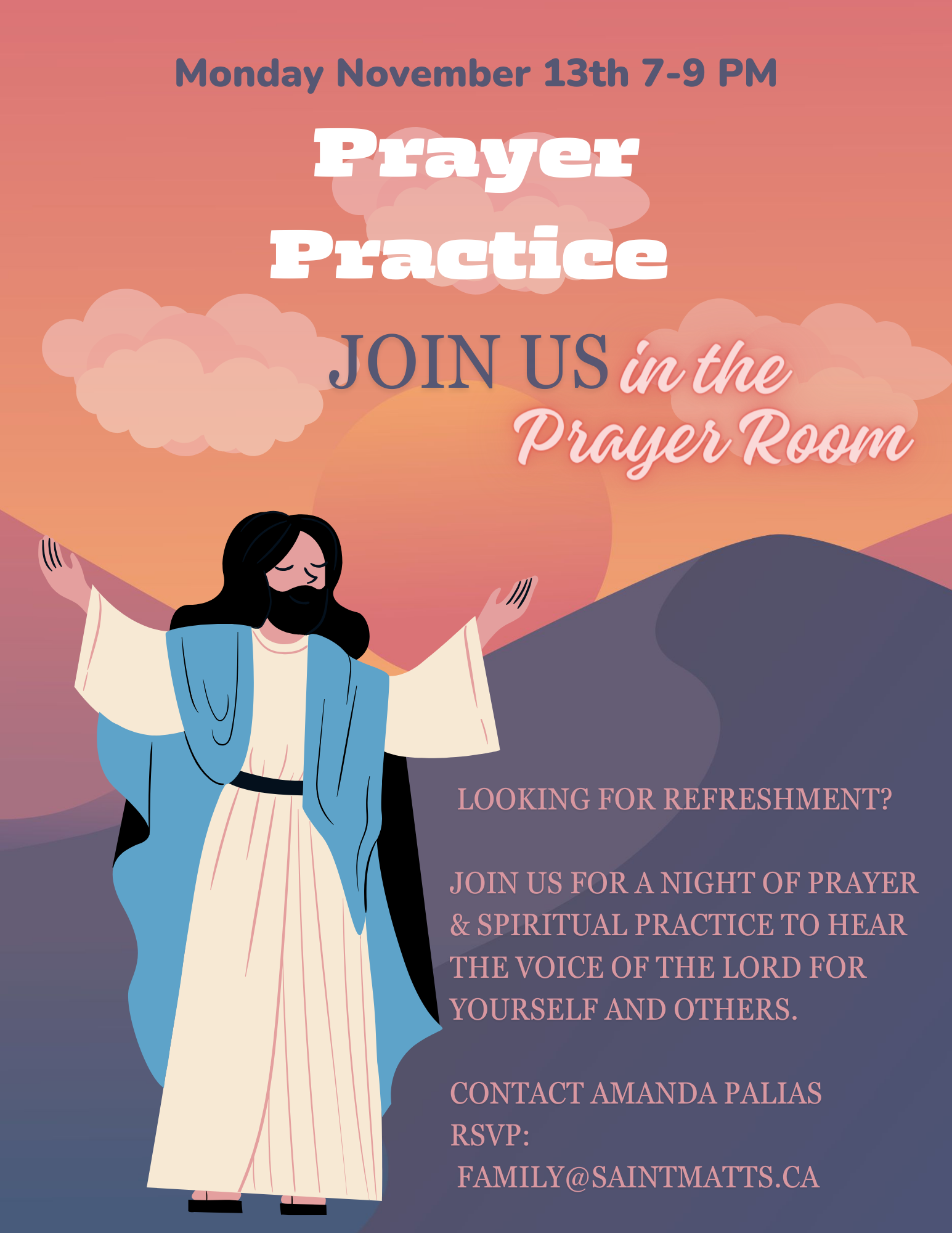 Prayer Practice Night | St. Matthew's Anglican Church, Islington