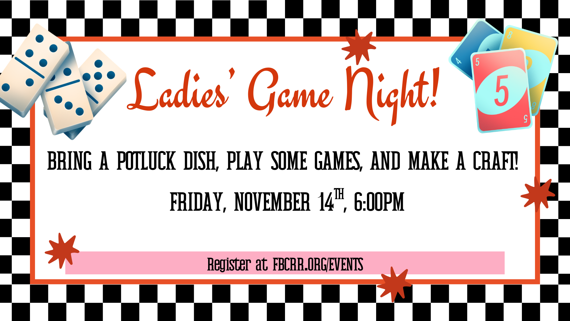 Ladies Game and Craft Night | First Baptist Church Round Rock