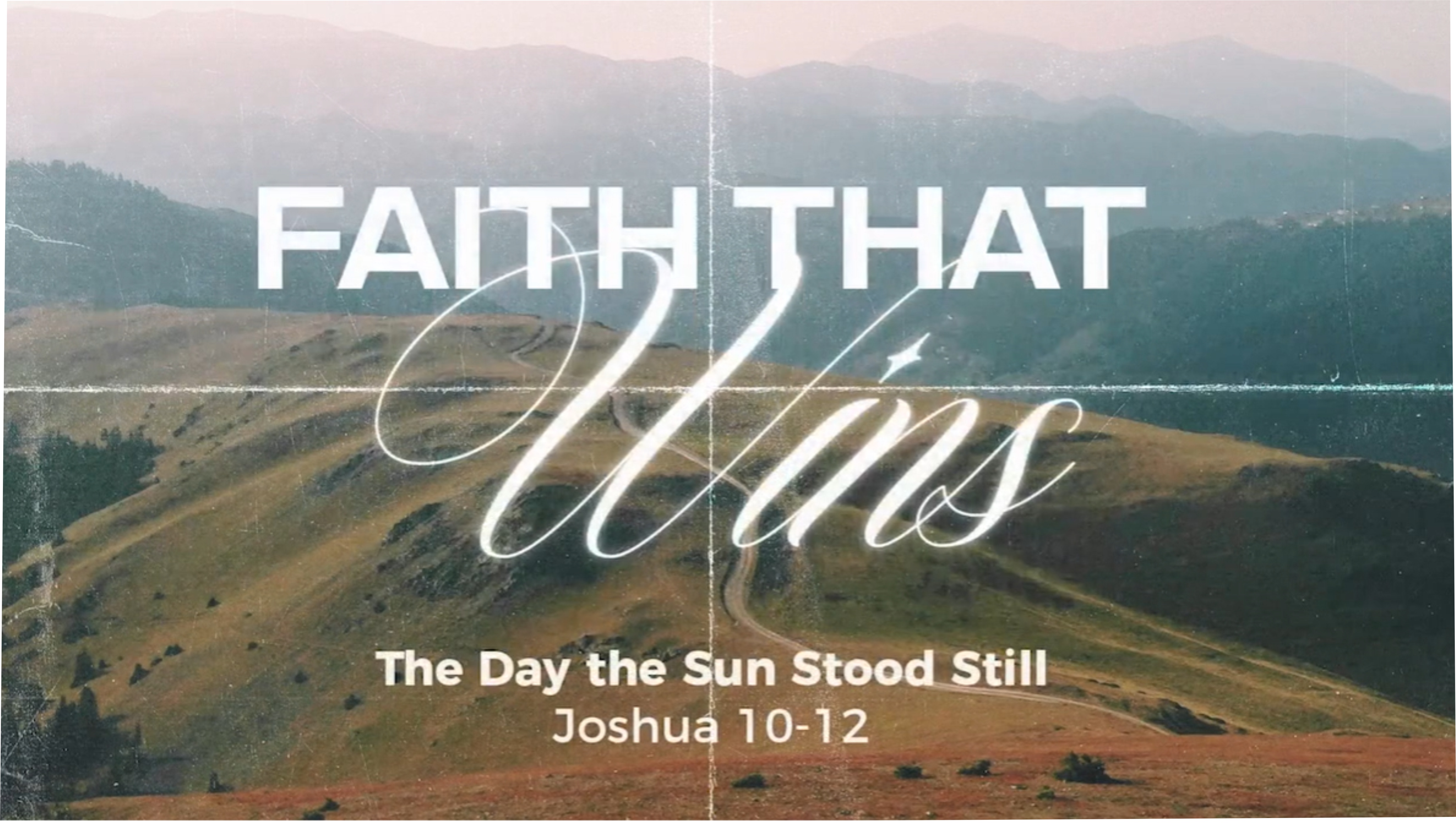 The Day the Sun Stood Still | First Baptist Melbourne