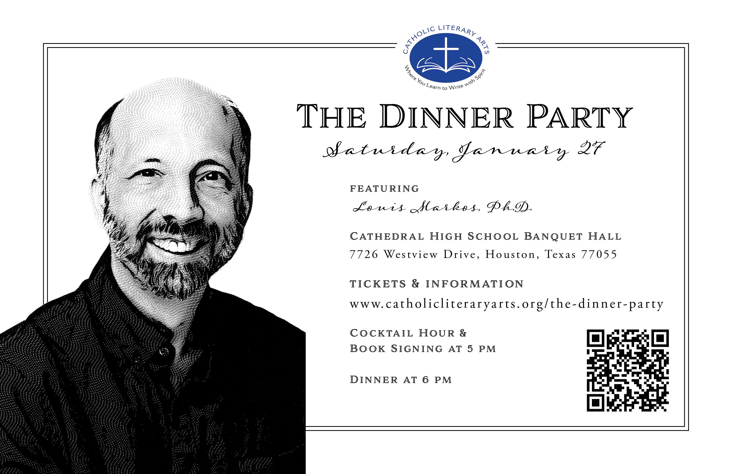 Catholic Literary Arts Dinner Party with Louis Markos, Ph.D. | Prince ...