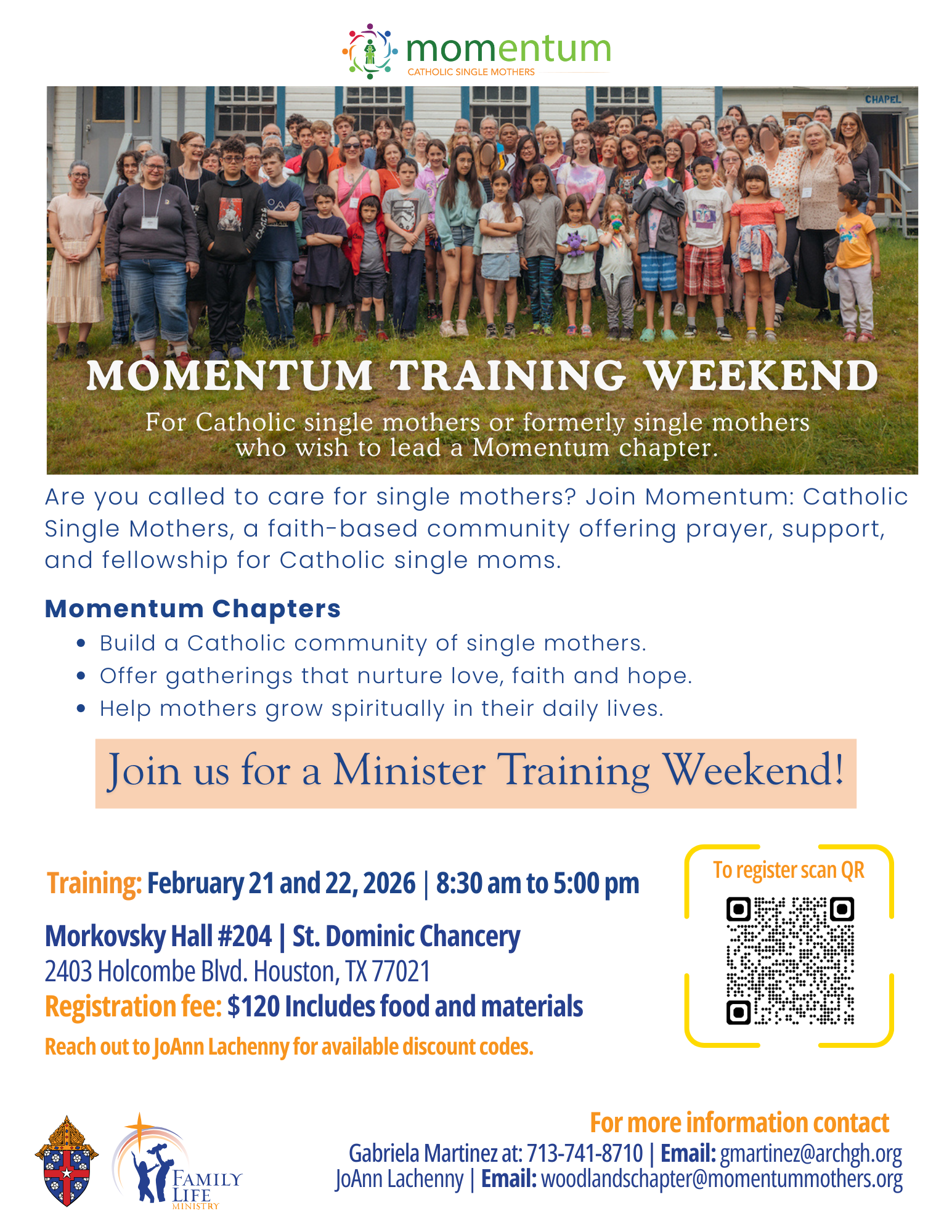 Momentum: Catholic Single Mothers Training Weekend | Prince of Peace ...