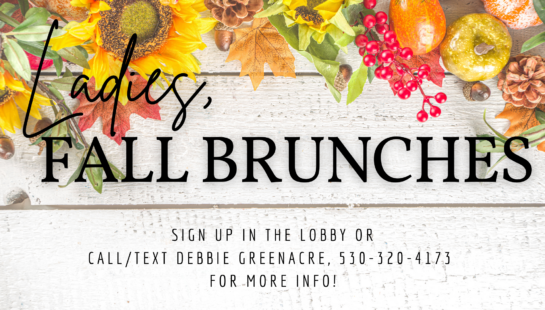 Church Announcements | Sierra Grace Fellowship