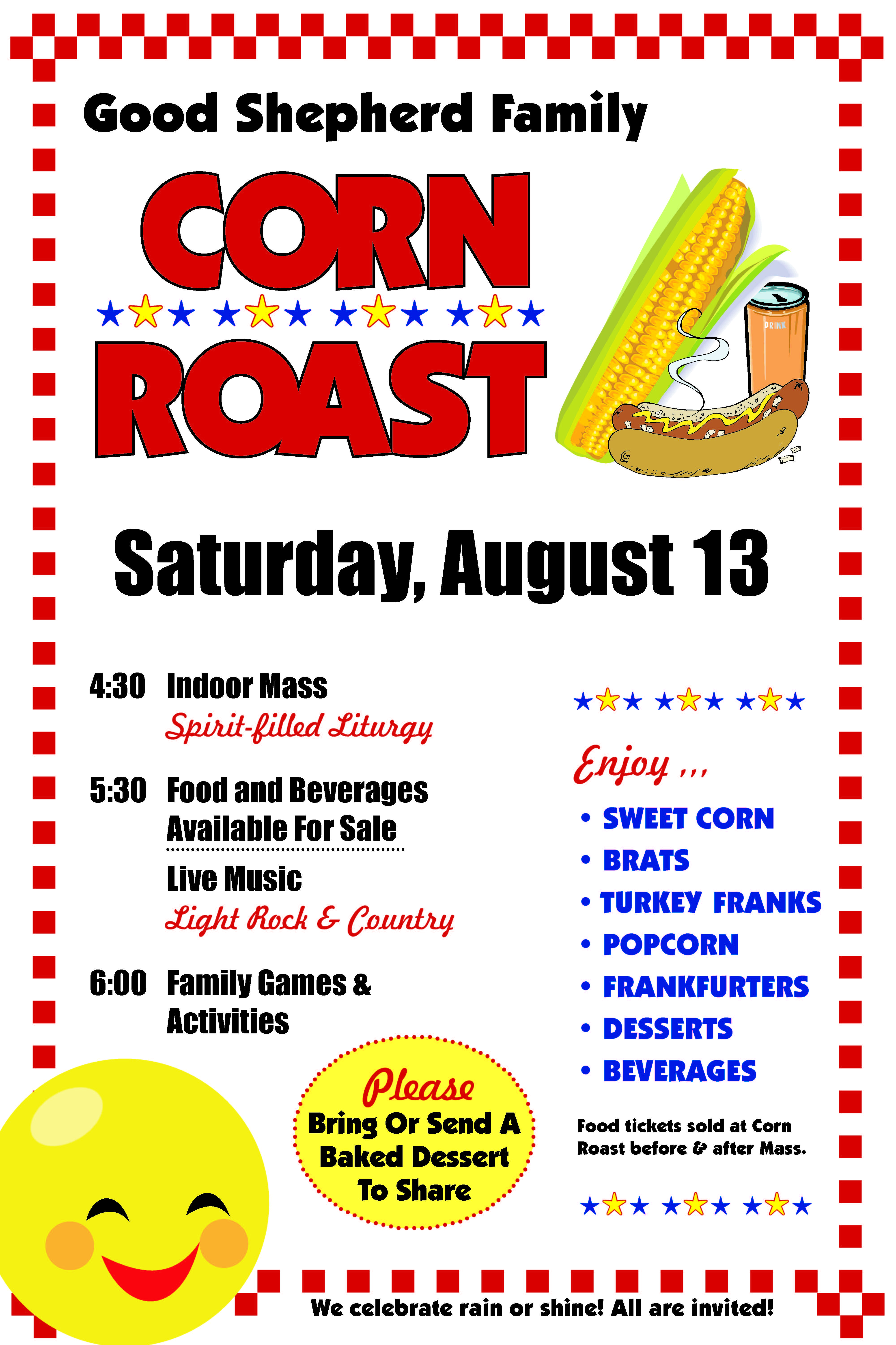 Corn Roast Volunteer to Help