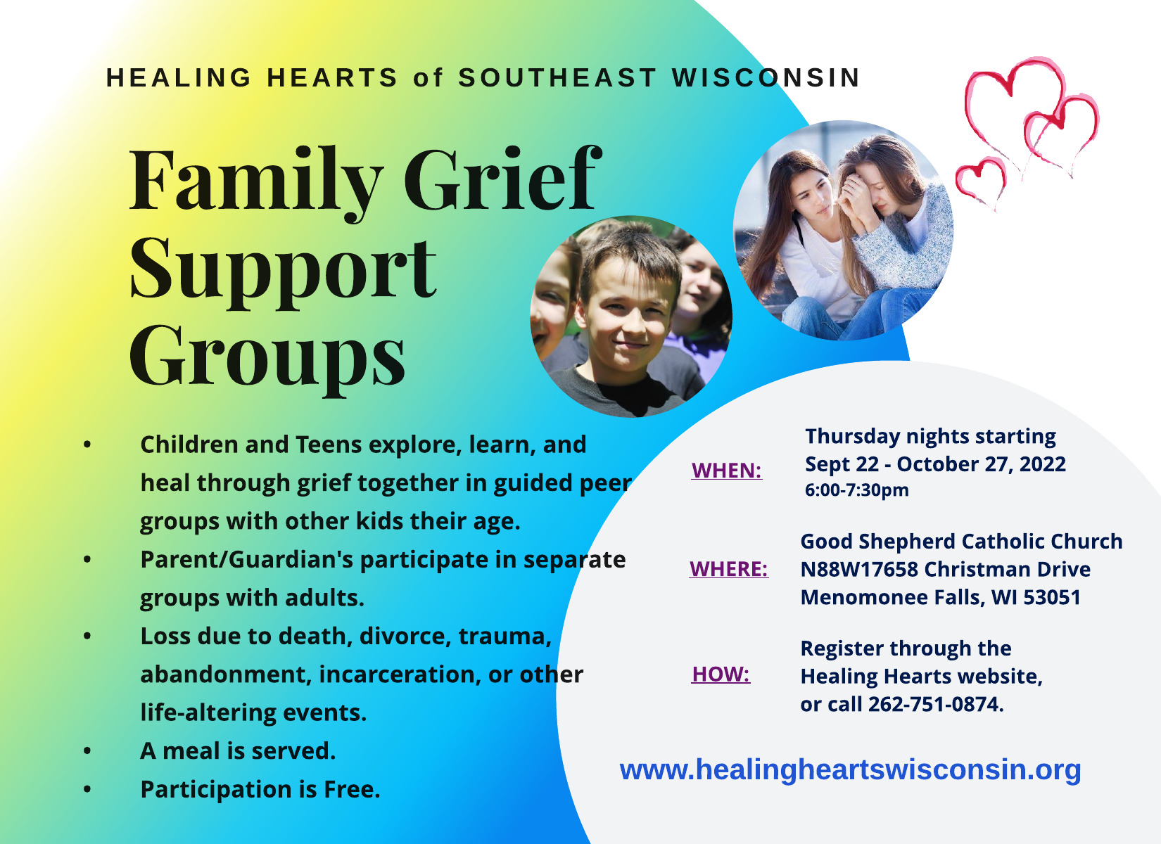 Family Grief Support Group at Good Shepherd