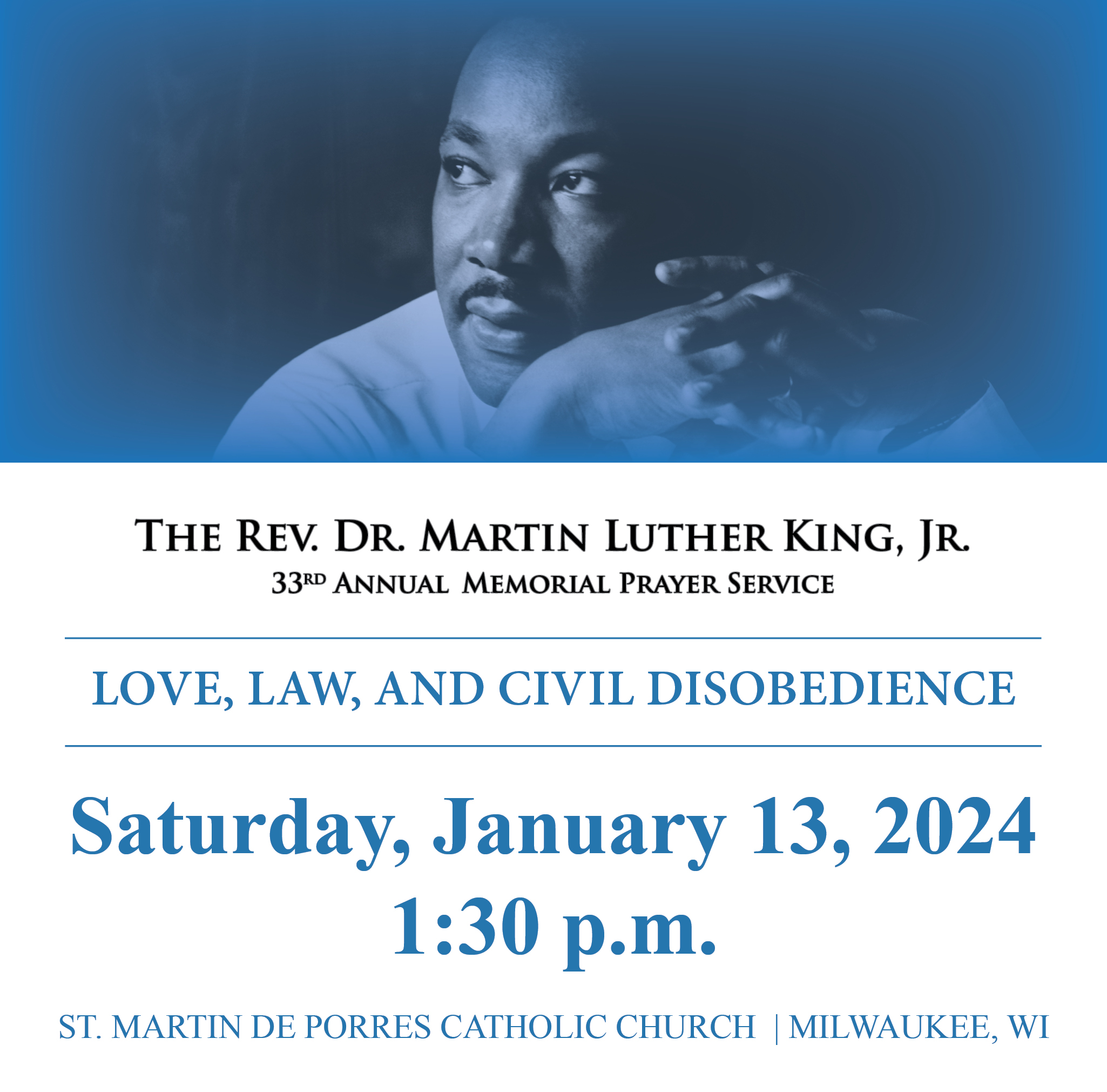 33rd Annual Dr. Martin Luther King Jr. Prayer Service