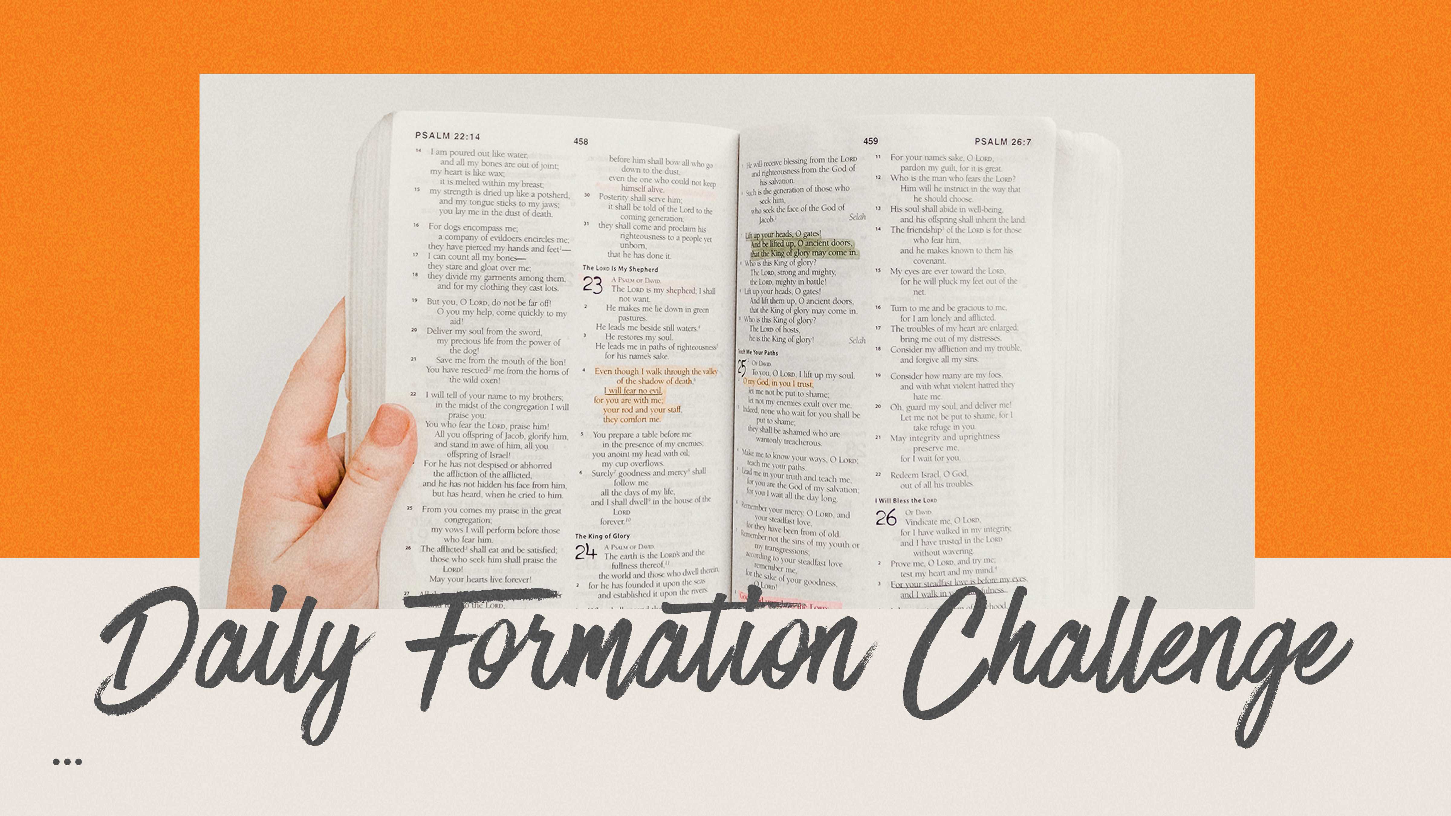 Daily Formation Challenge | Mobberly Baptist Church
