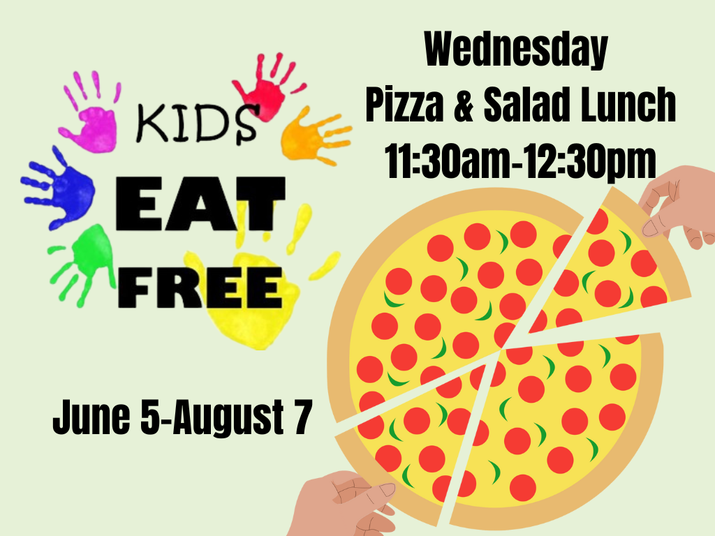 FREE Pizza Lunch-Kids Eat Free Summer Lunch Program | Pataskala United ...