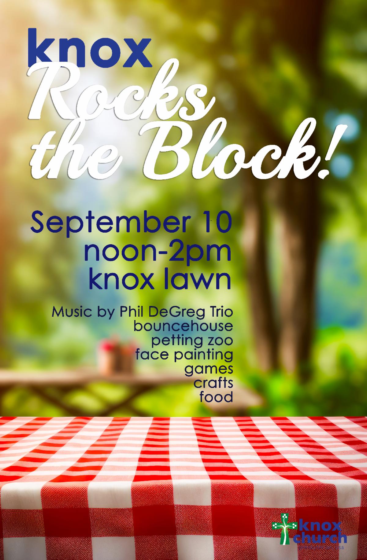 Knox Rocks the Block! | Knox Presbyterian