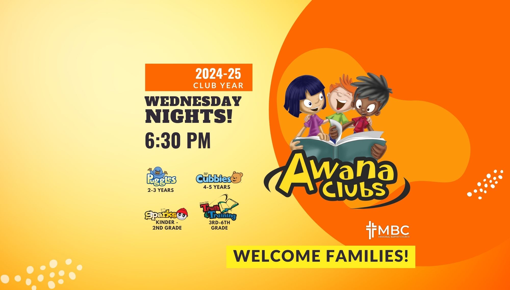 AWANA 2024-2025 | Memorial Baptist Church