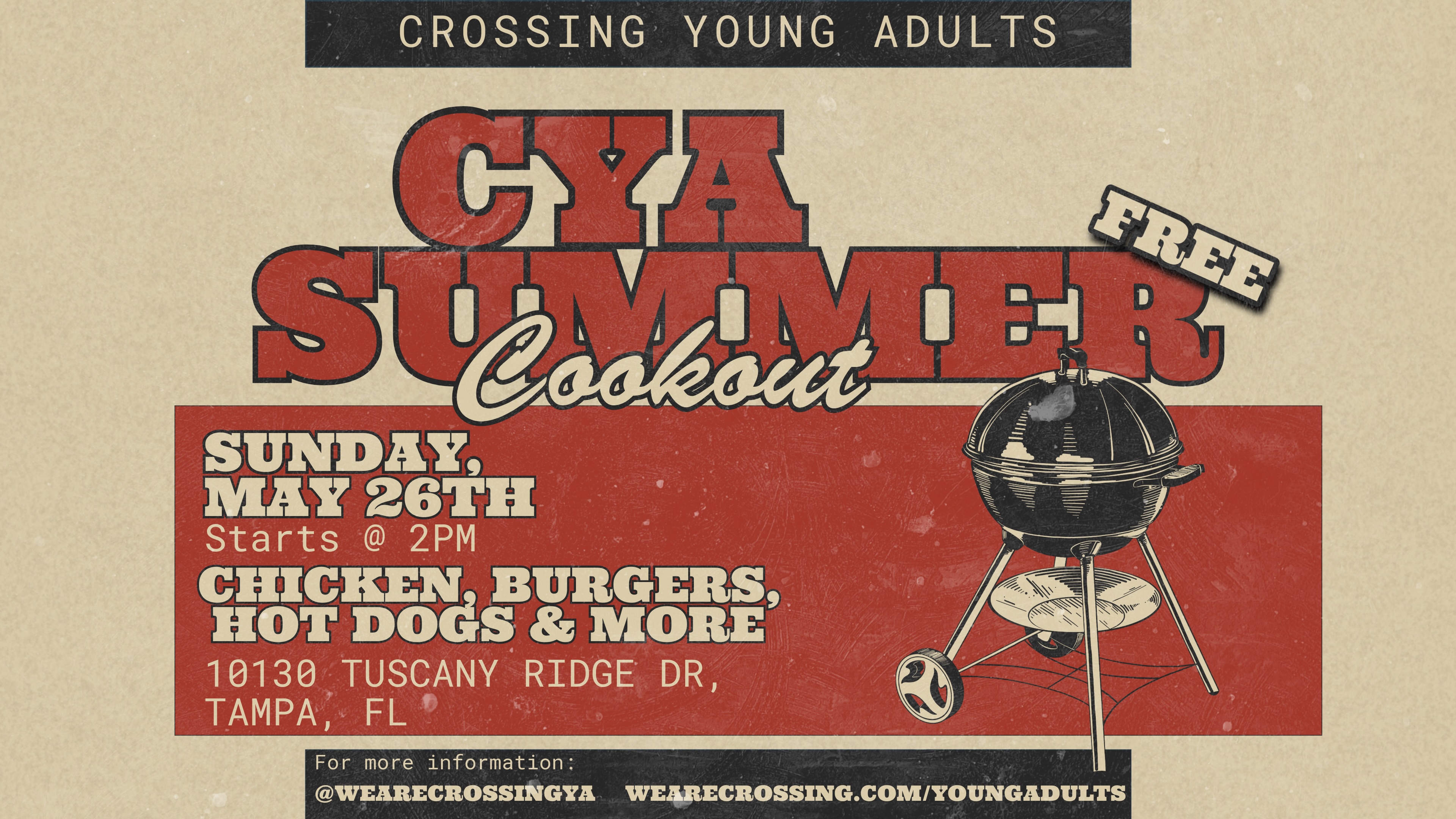 Young Adult Cookout | The Crossing