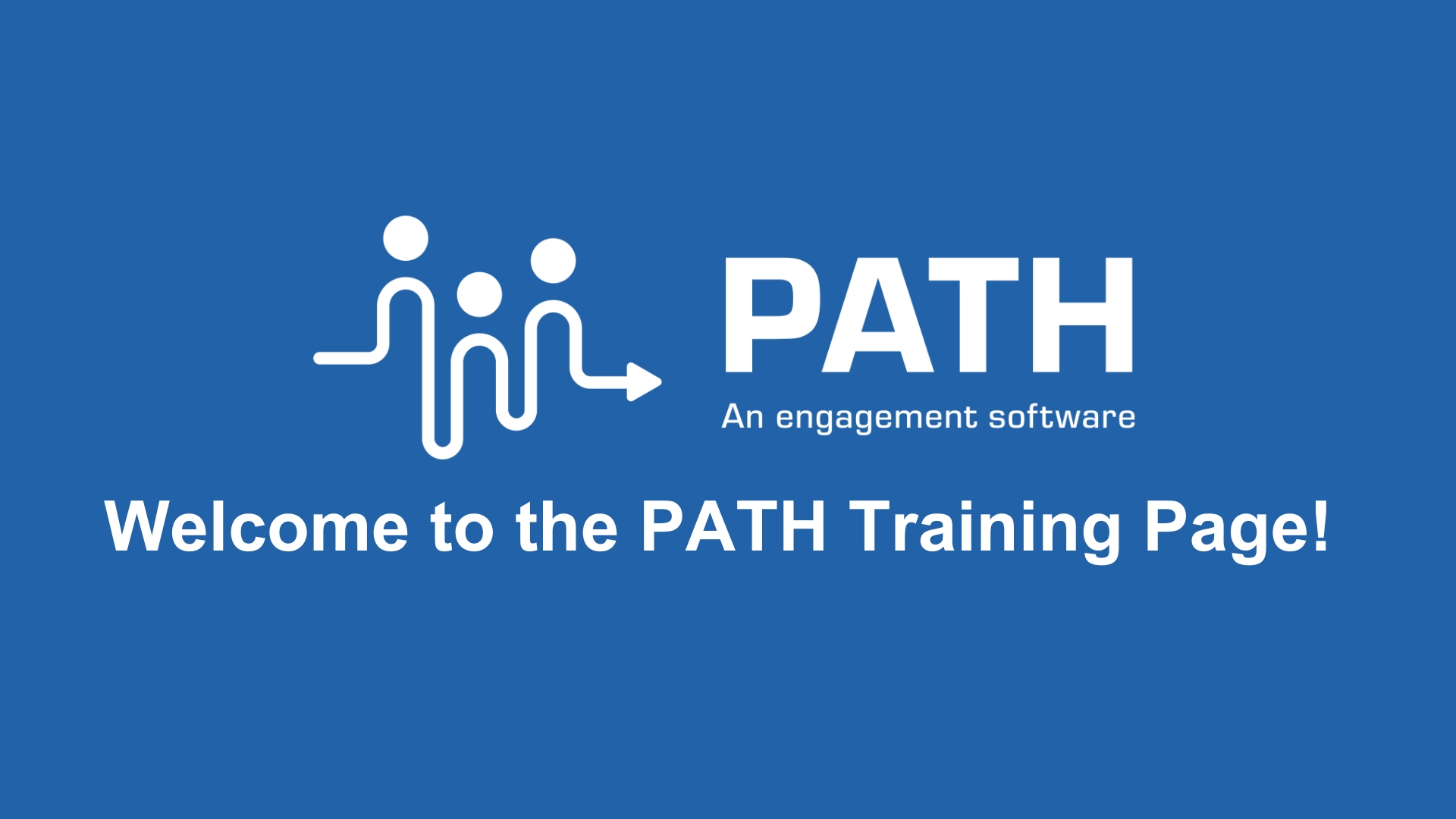 Training Page | Path Engagement