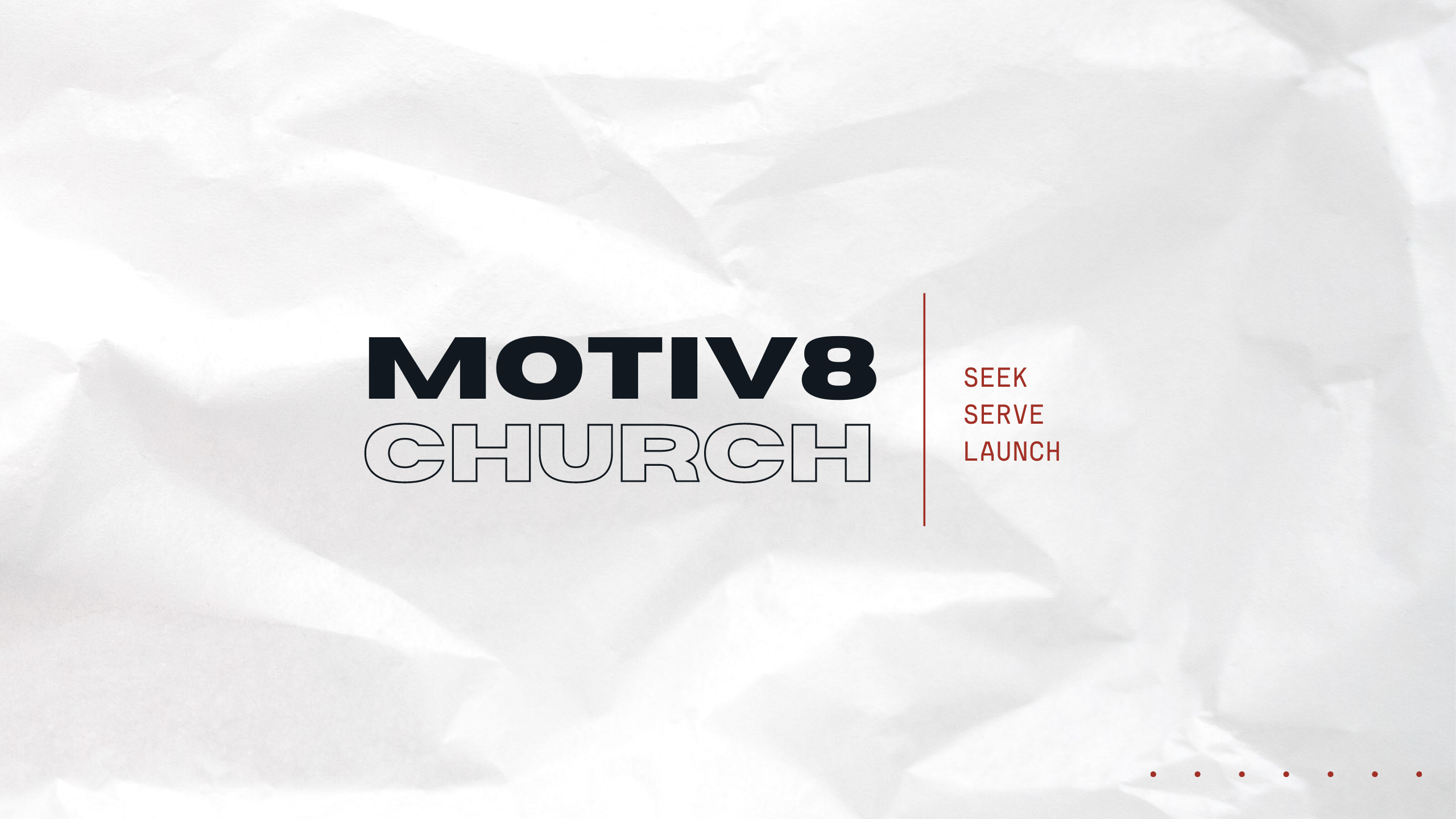 Come experience your new beginning in Christ at Motiv8 Church in ...