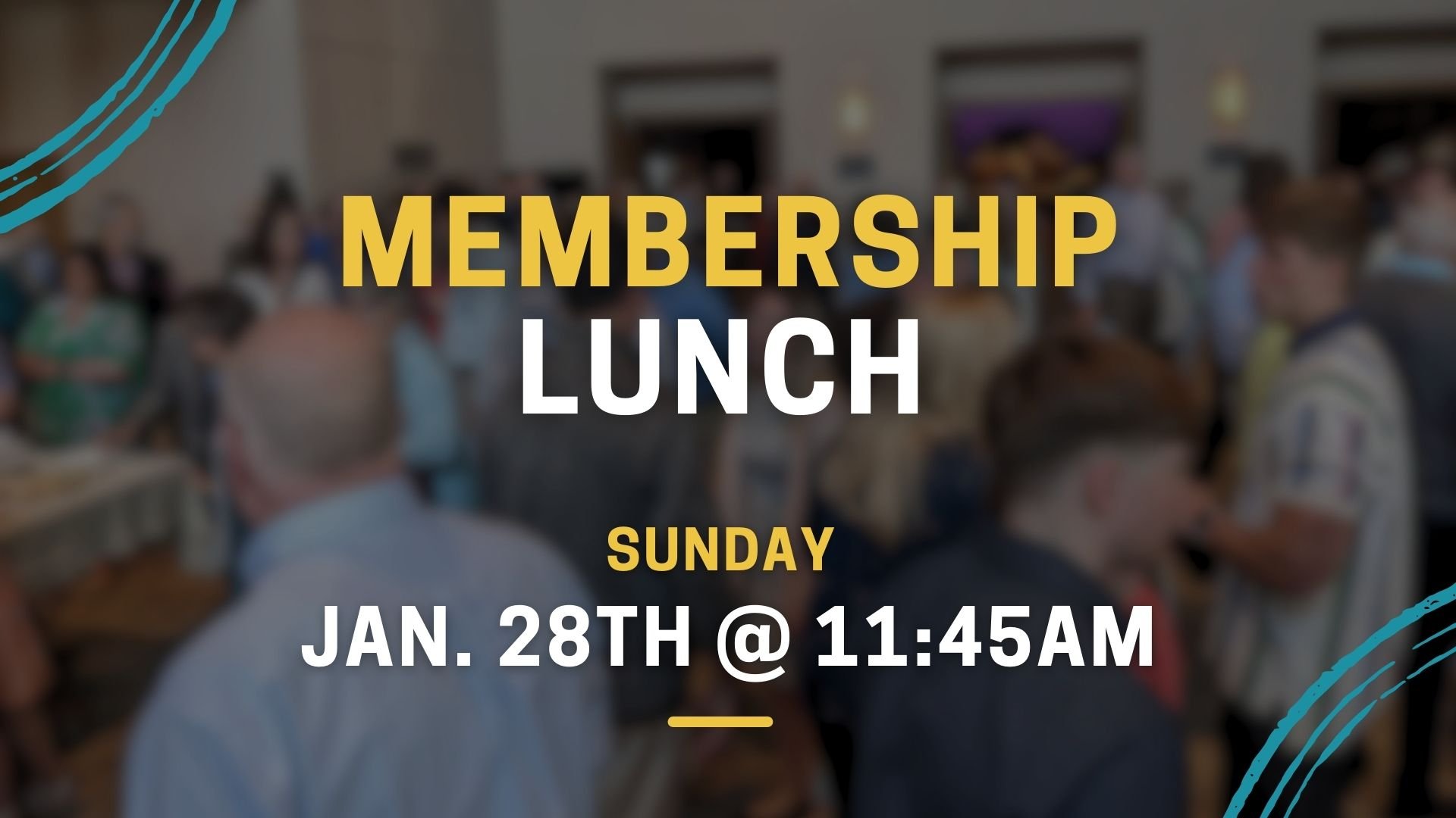 Membership Lunch Sunday 1/28 @ 11:45am | New Life Lutheran Church