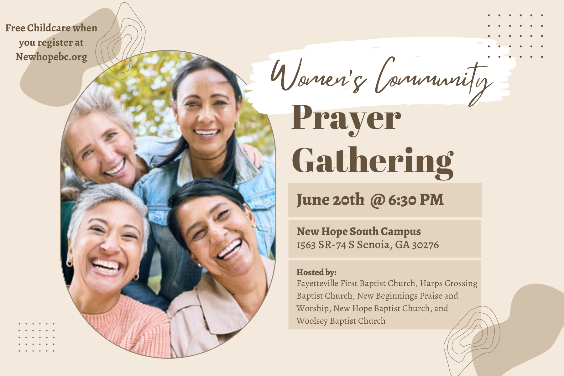 Women’s Community Prayer Gathering | New Hope Baptist Church