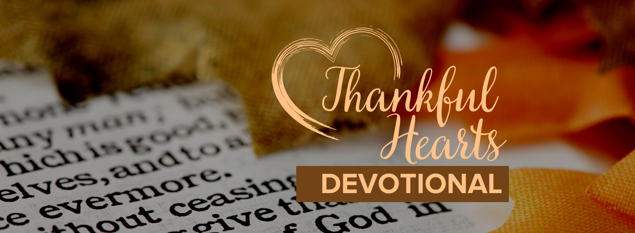 Thankful Hearts Devotional | First Presbyterian Church of Ambler