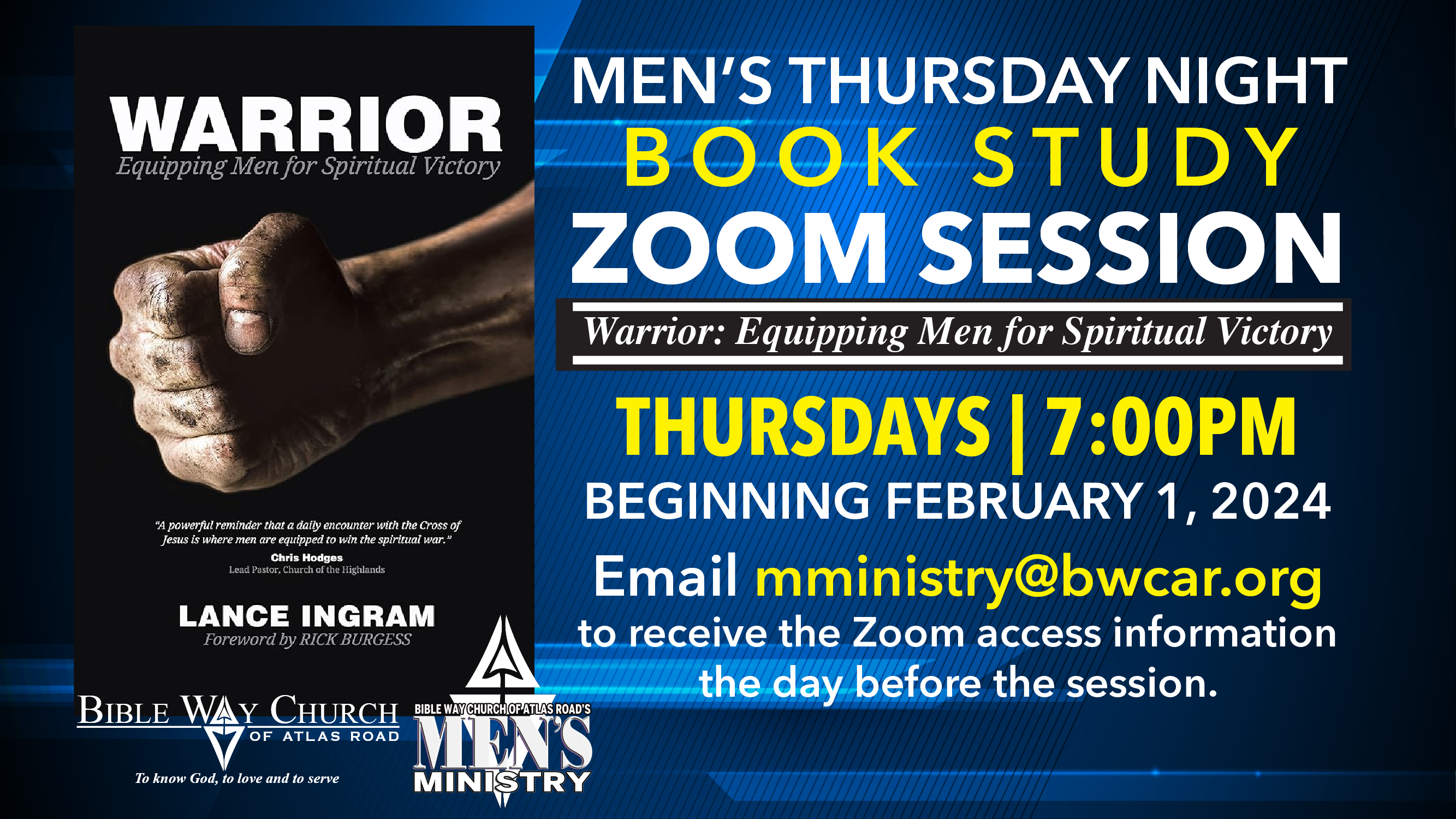 Men’s Ministry Book Study | Bible Way Church of Atlas Road